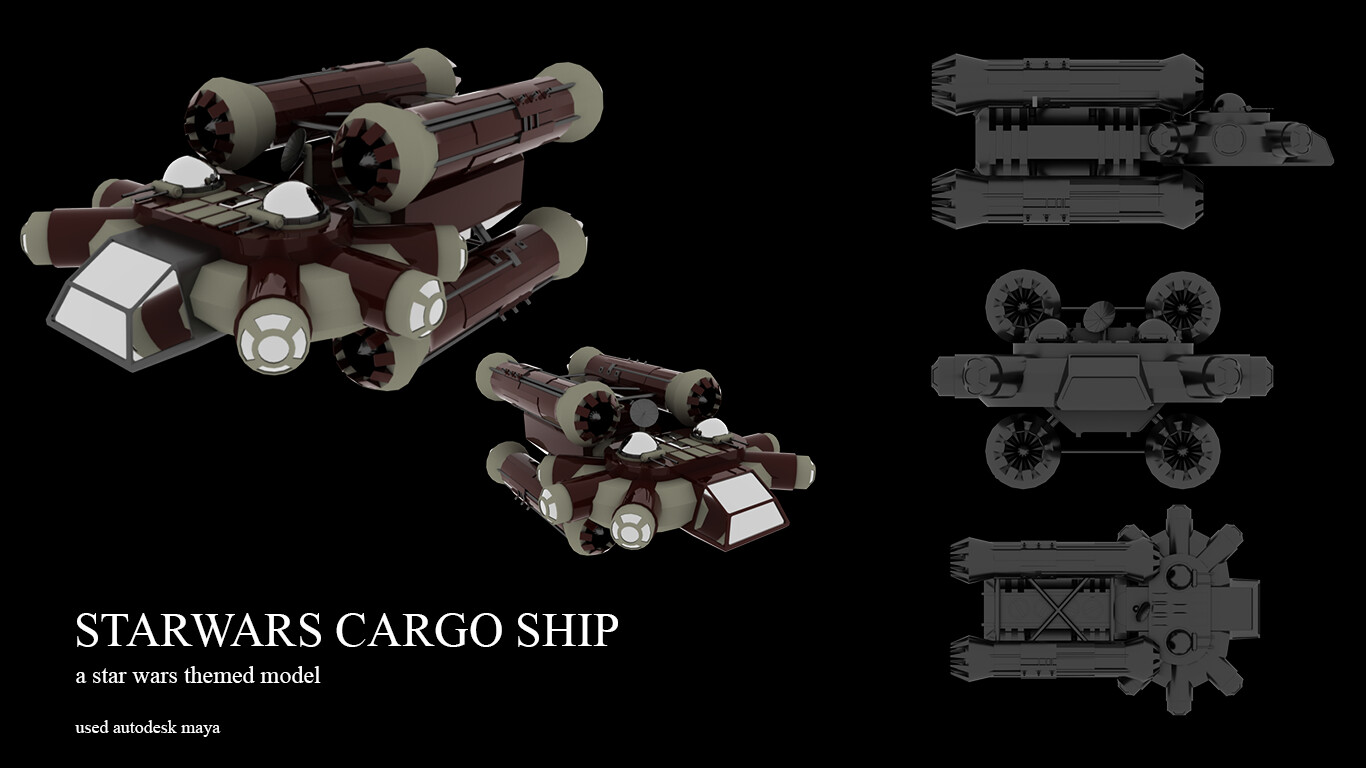 ArtStation - Cargo ship