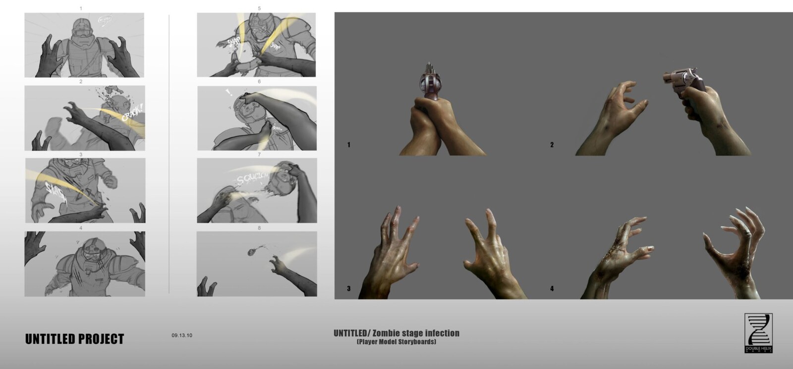 Adam Richards - Zombie Storyboard