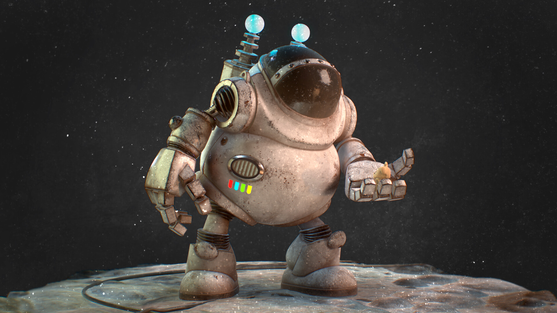 ArtStation - Astronaut Robot