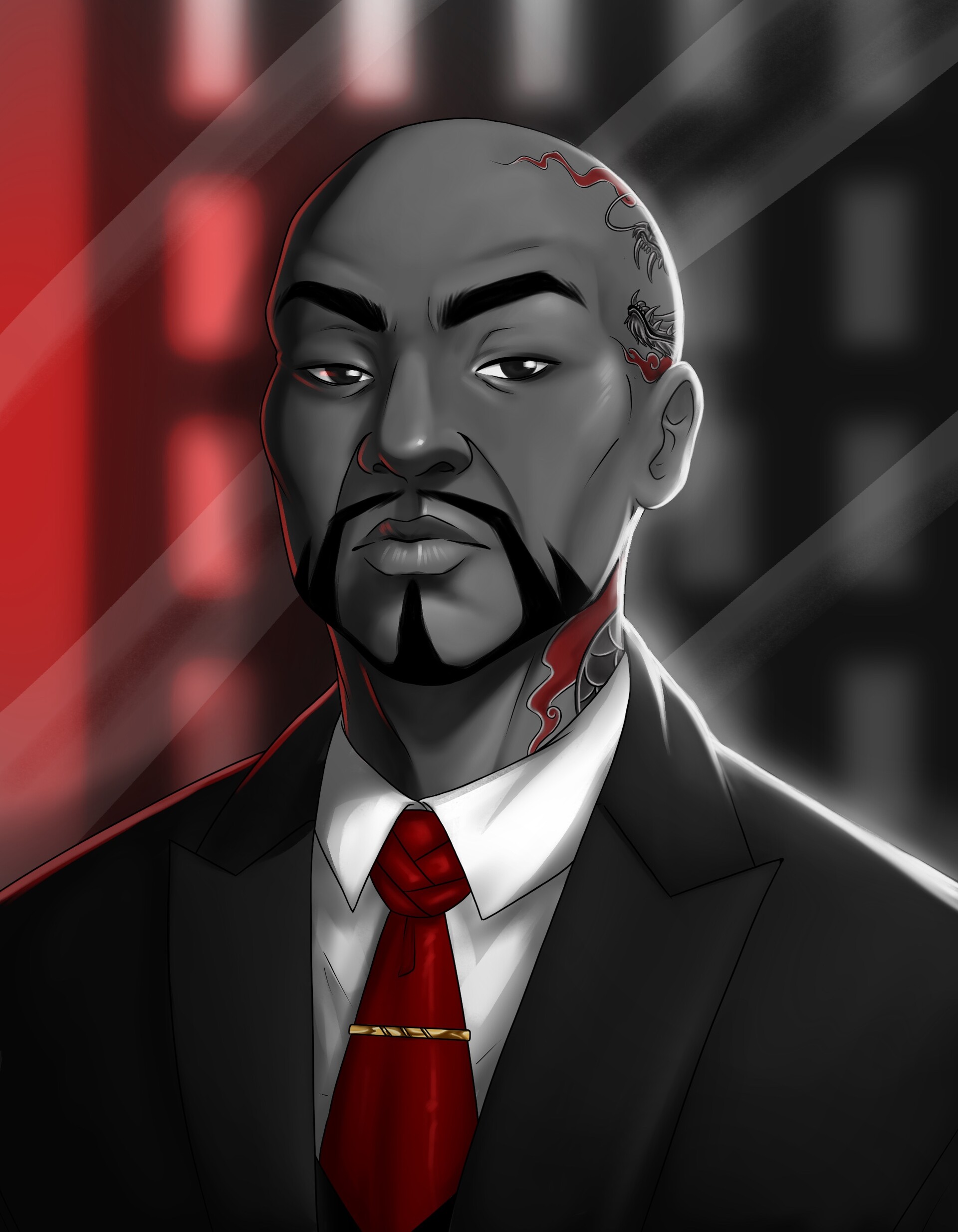 ArtStation - Syzo - Red Dragon Head