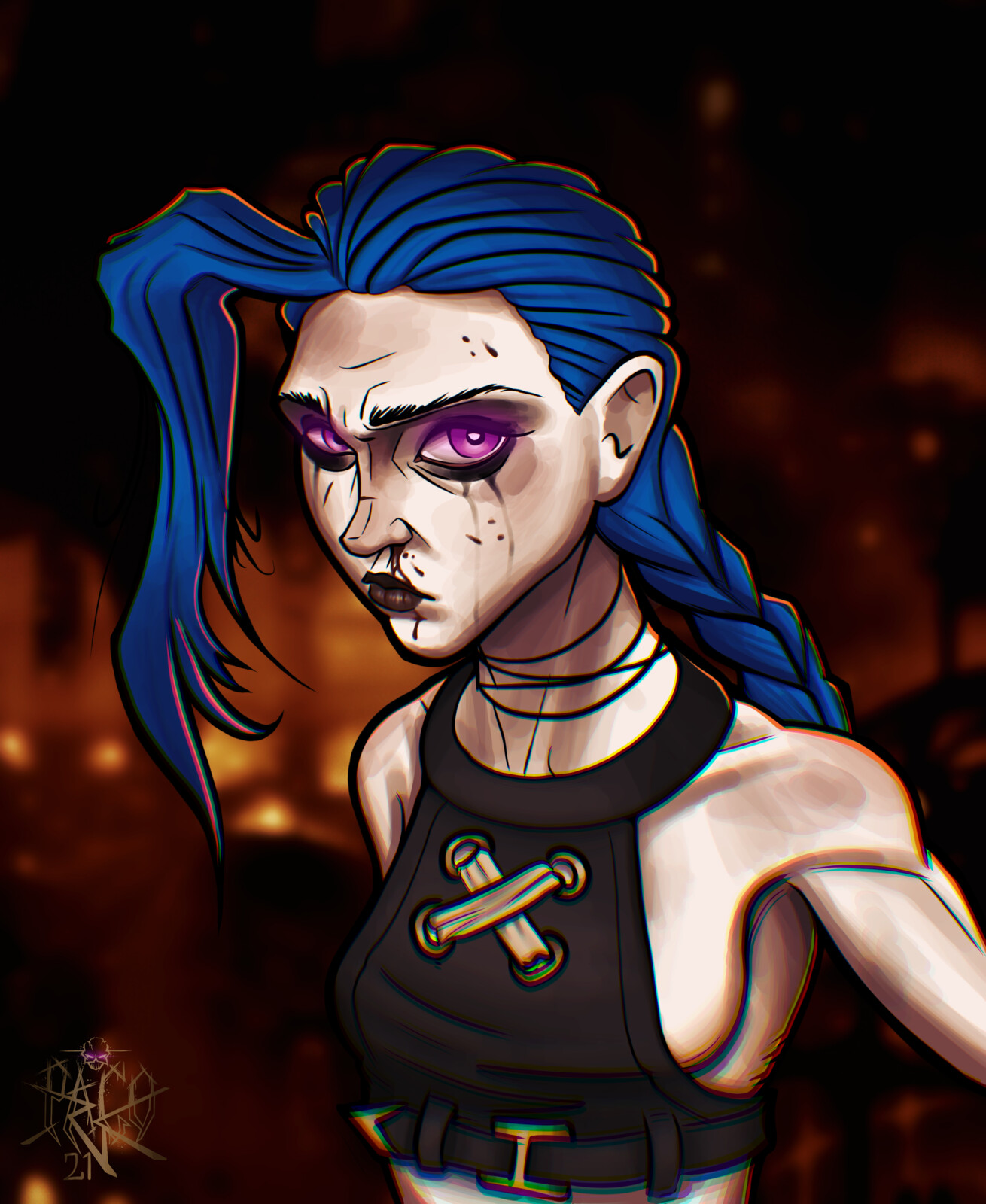 Paco RK - Jinx Arcane Fanart