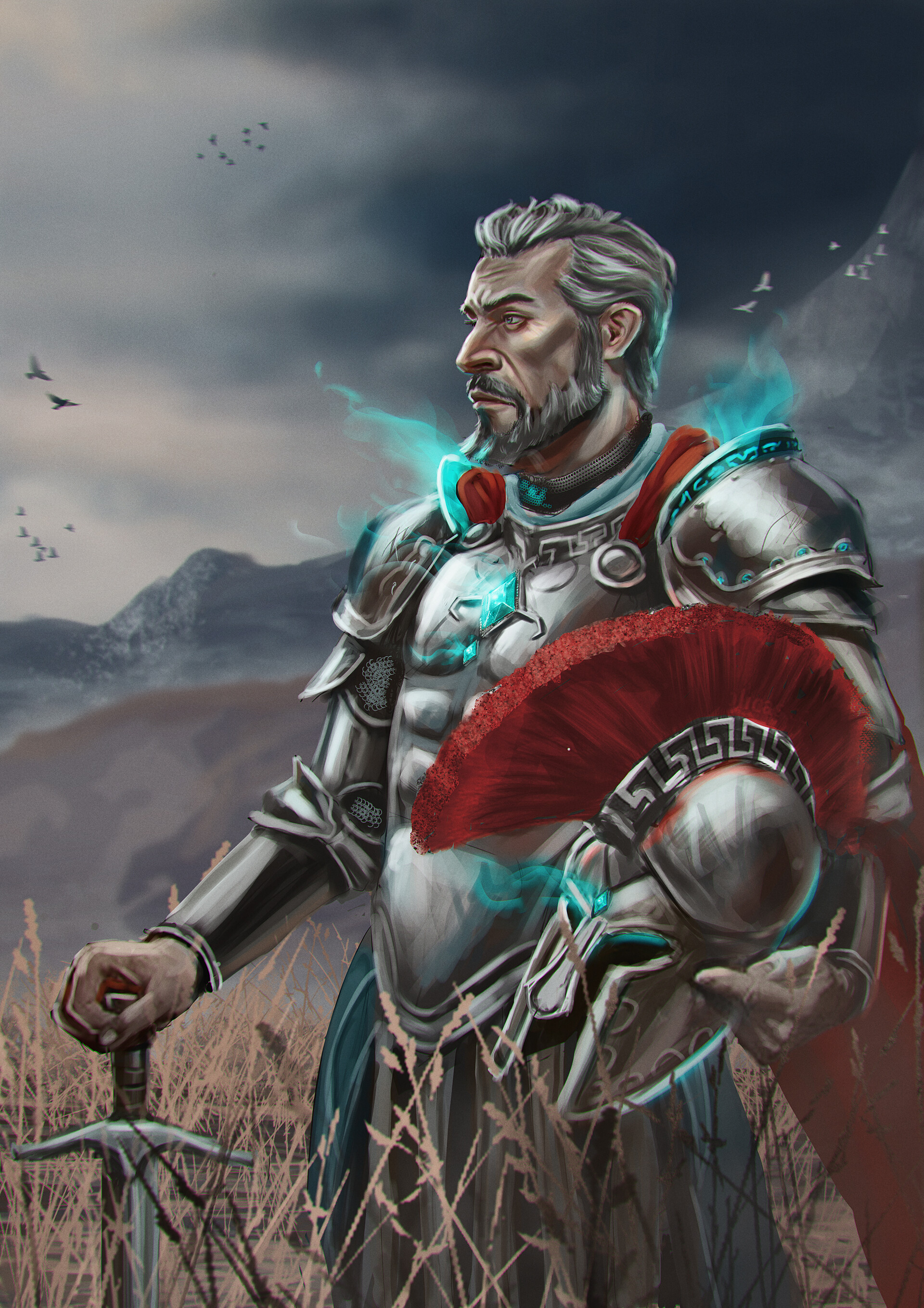 ArtStation - ancient magic wizard