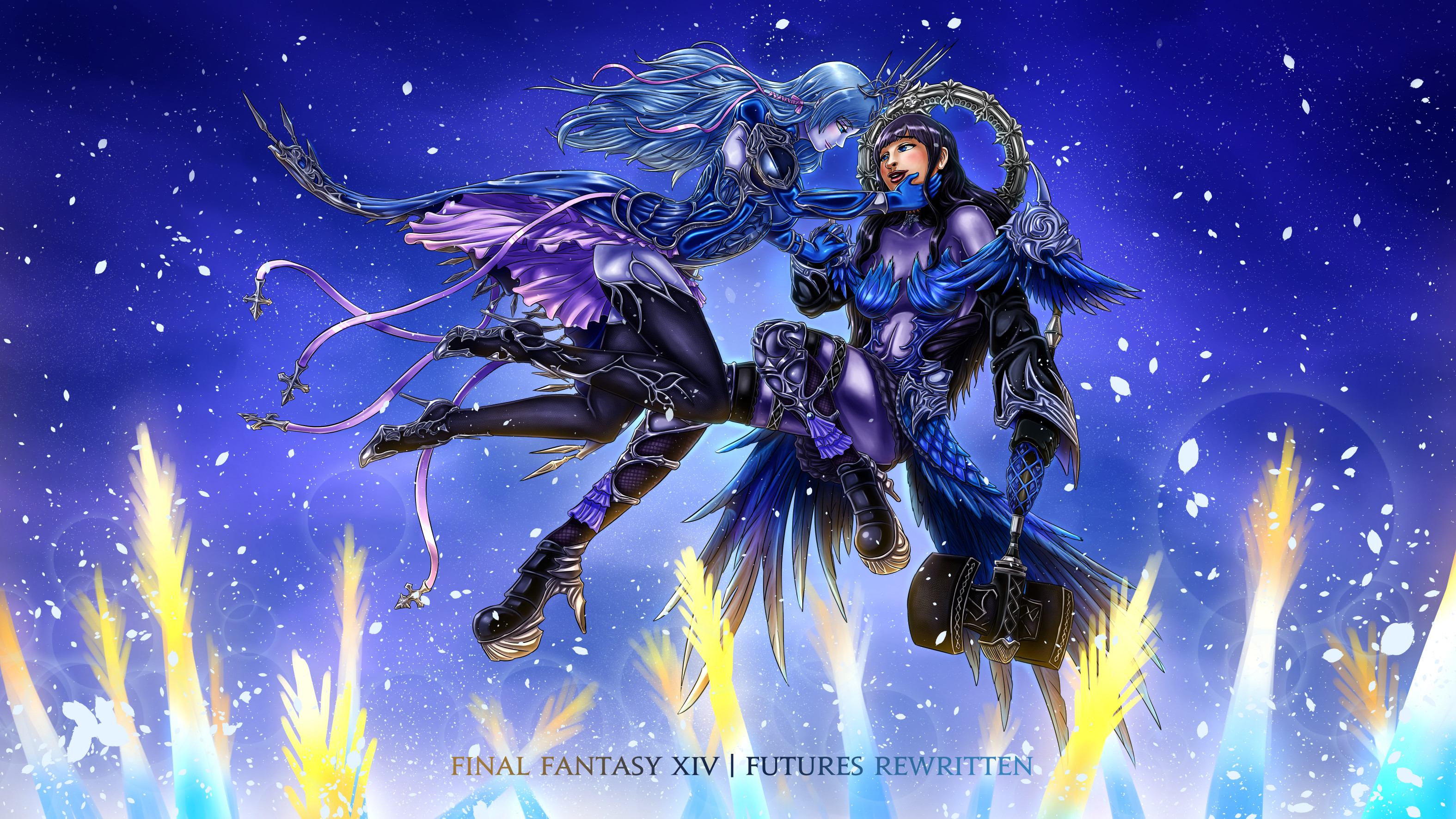 David Lin - A Study on Ryne and Gaia (Fan Art)