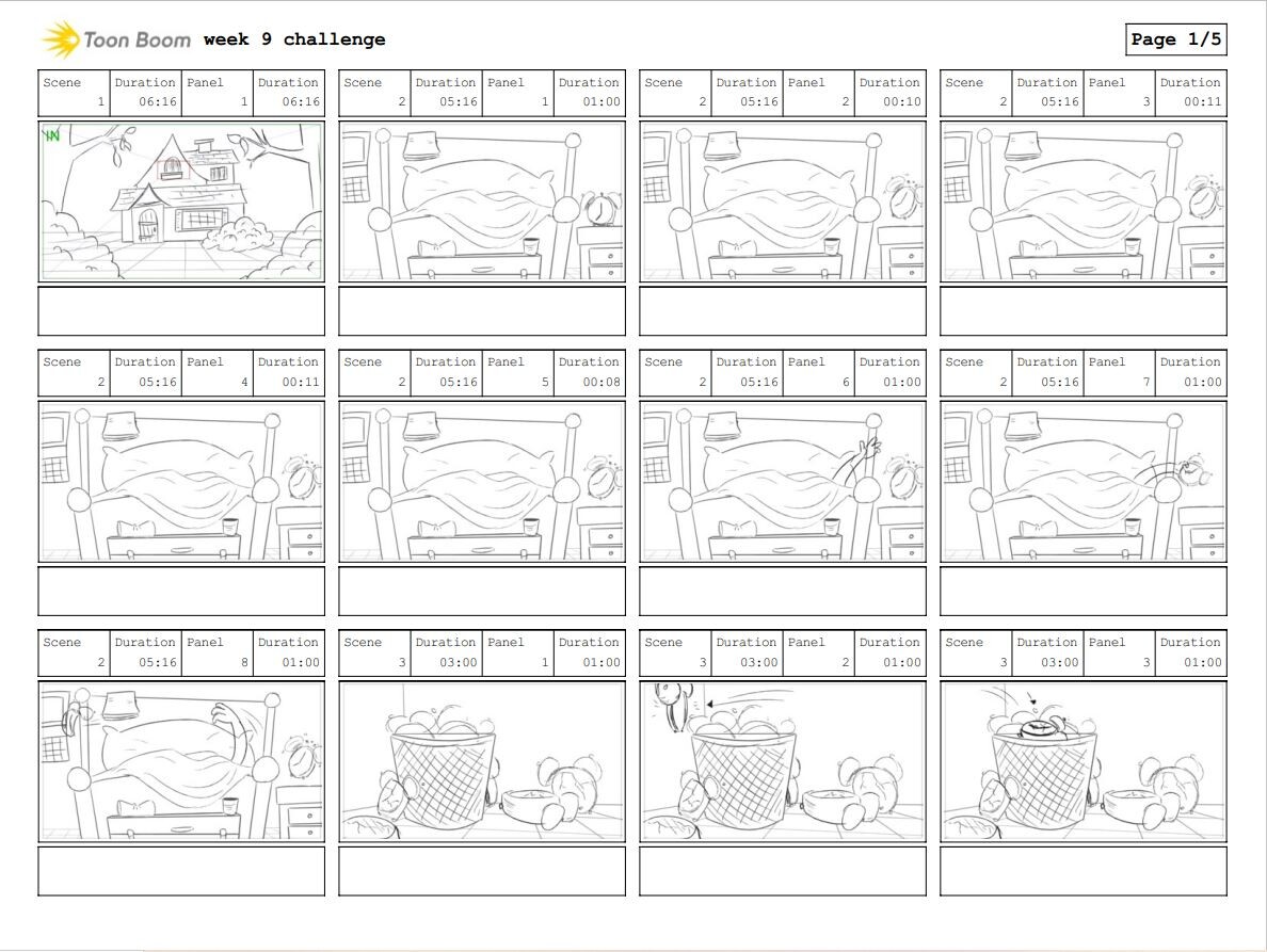 ArtStation - Daylight Savings (storyboards) (week 9 of 20 week ...