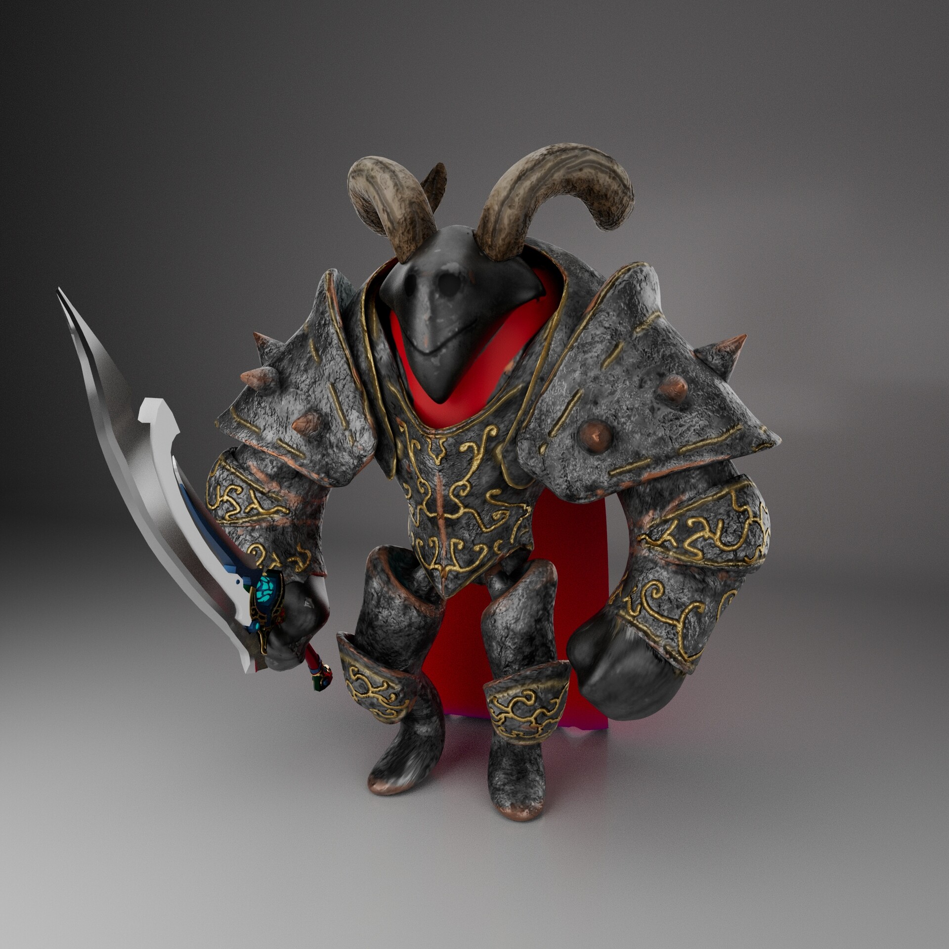 ArtStation - Demon warrior