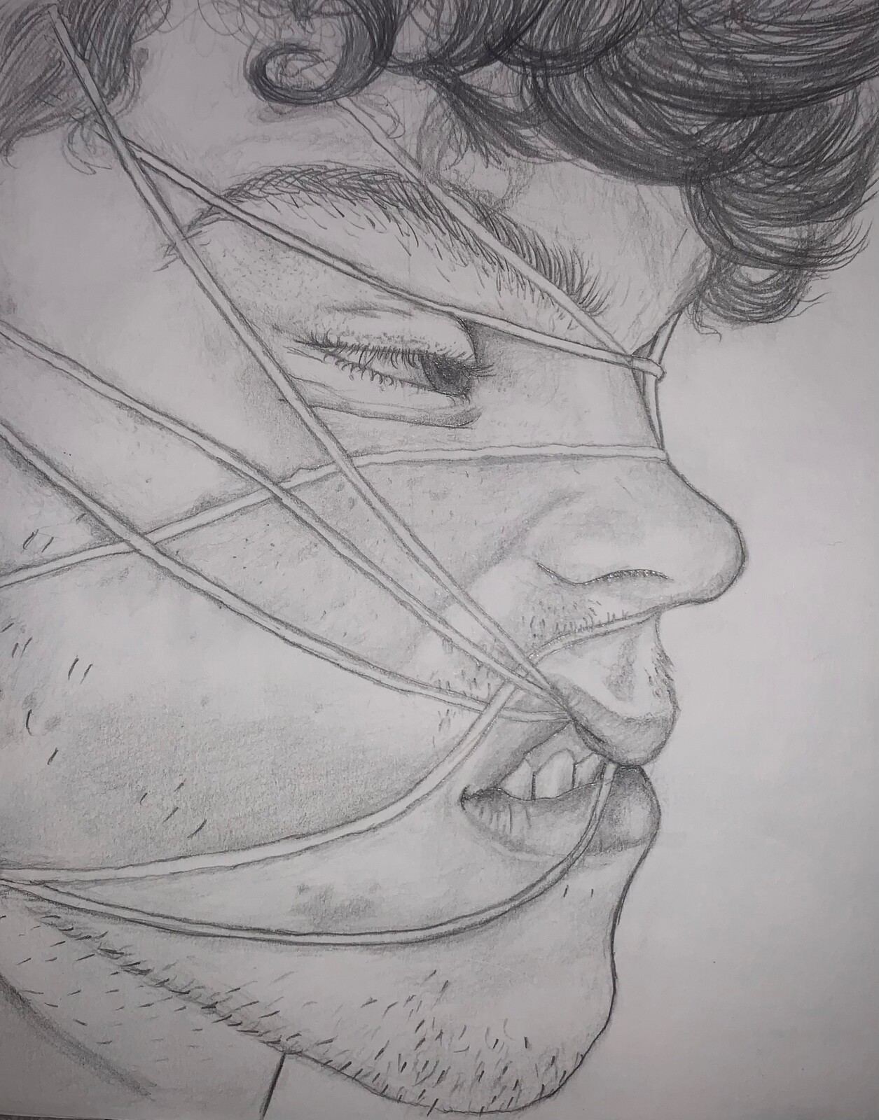 Fleur Ricketts - 'Stringed Up' Portrait