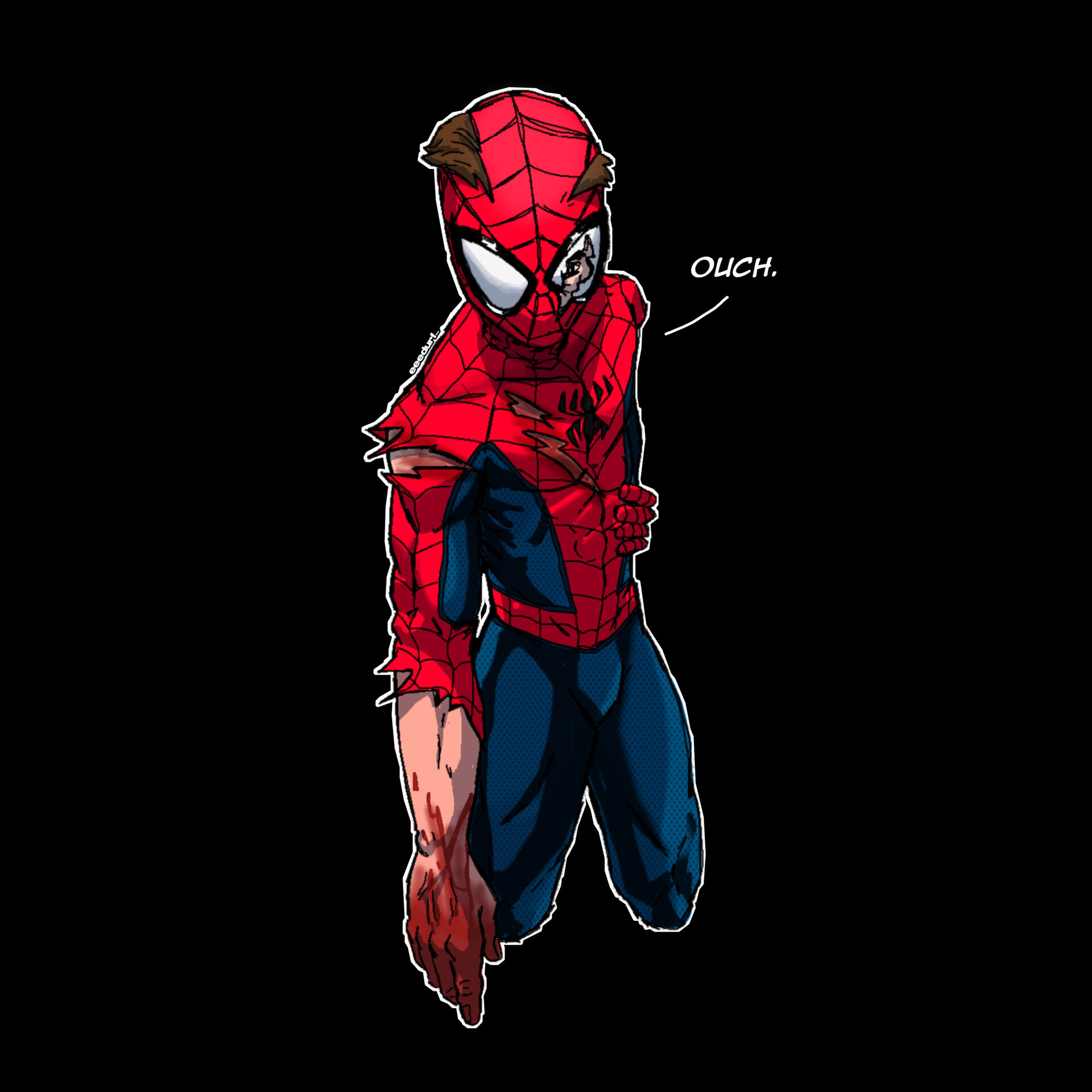 ArtStation - Damaged Spider-Man