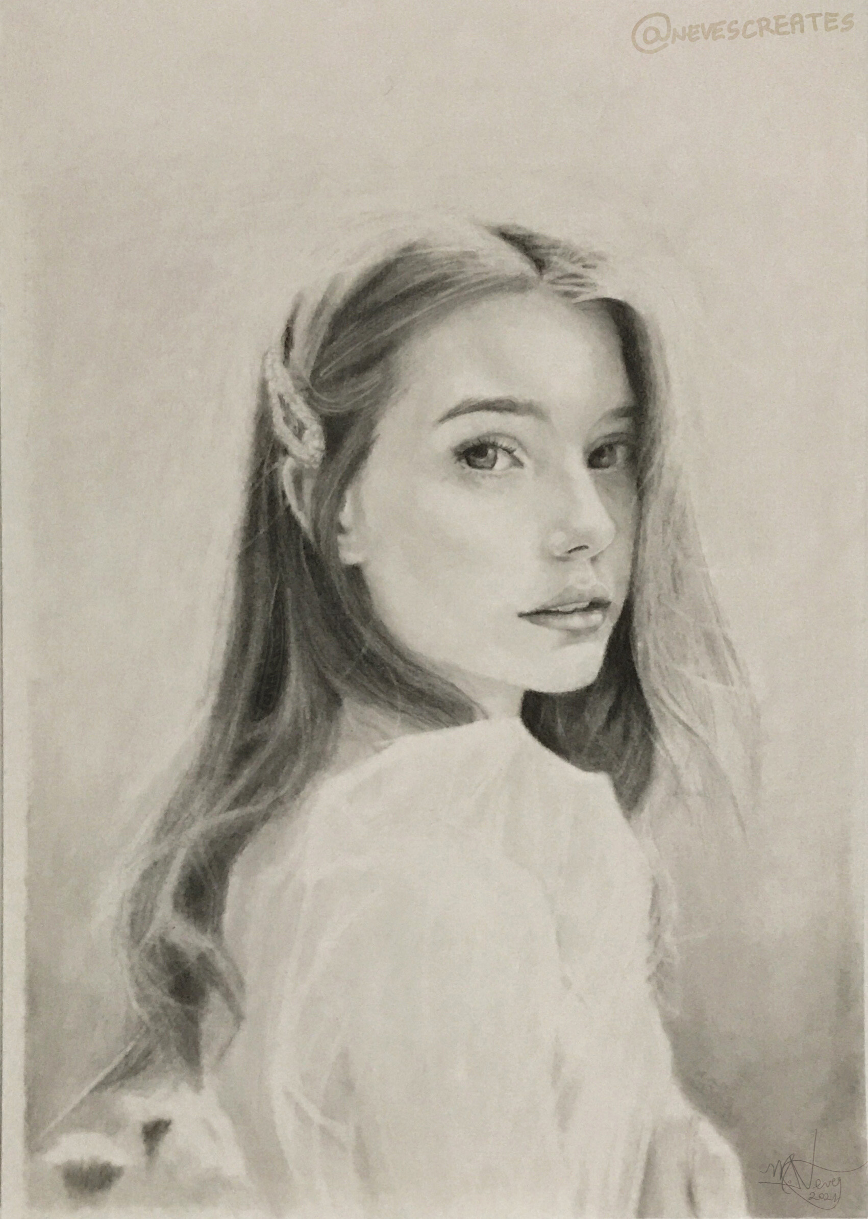ArtStation - Portrait in graphite - Study (2/100)