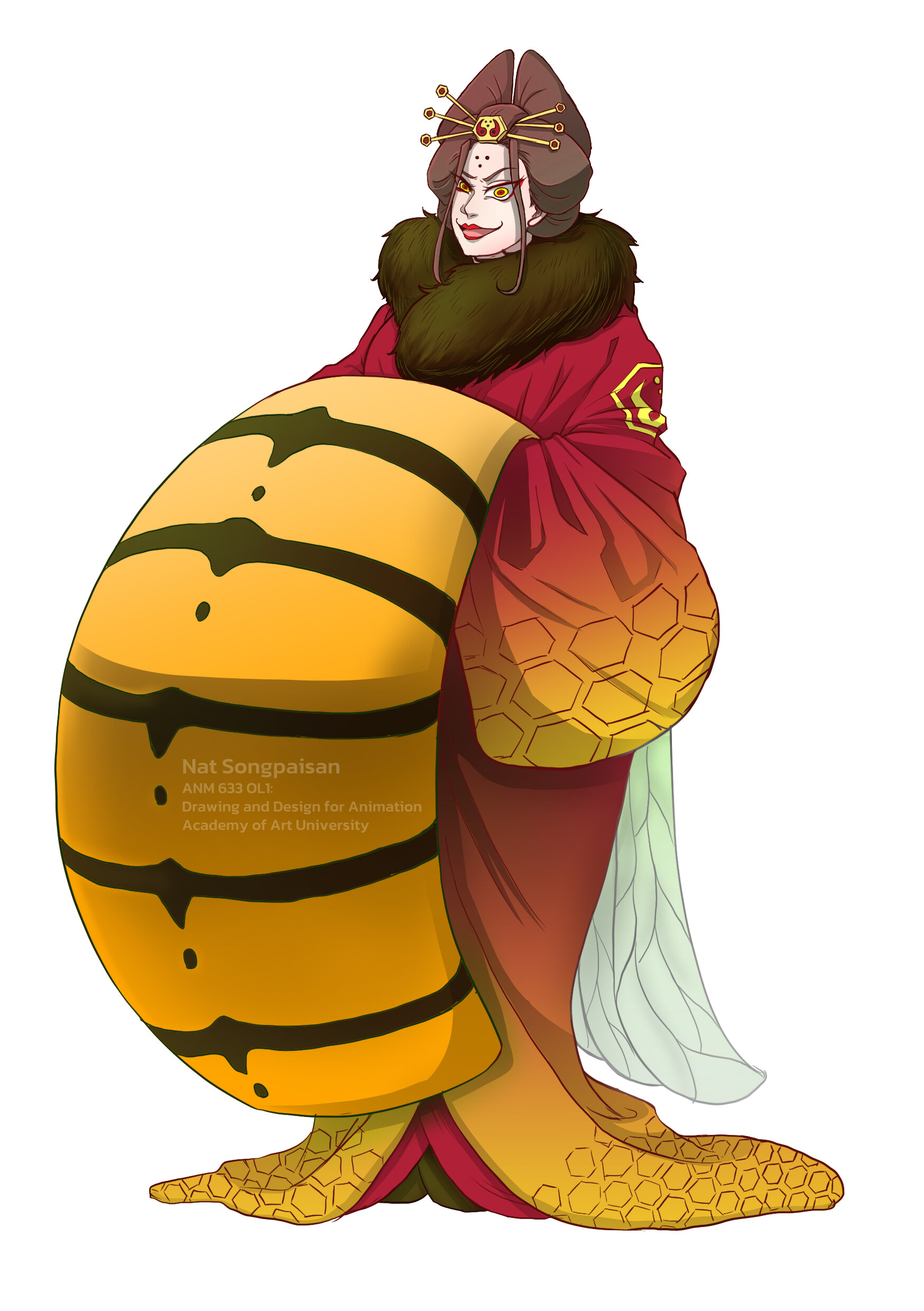 ArtStation - Queen Bee Oiran
