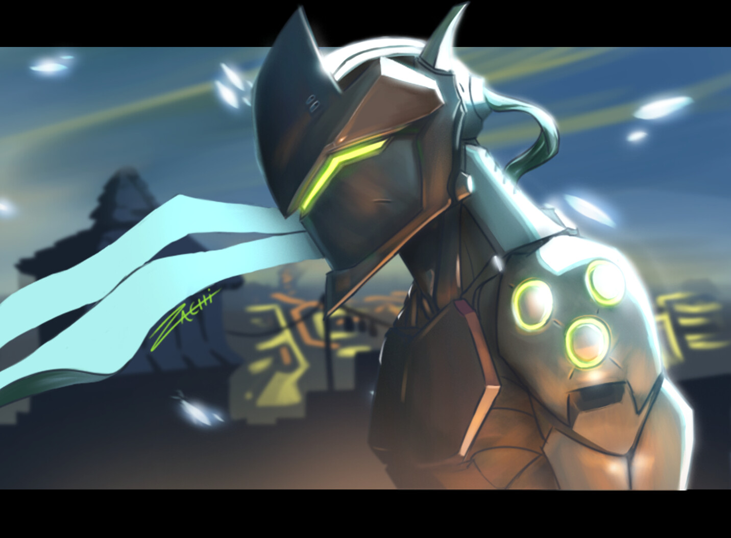 ArtStation - Genji study based on Nesskain art work