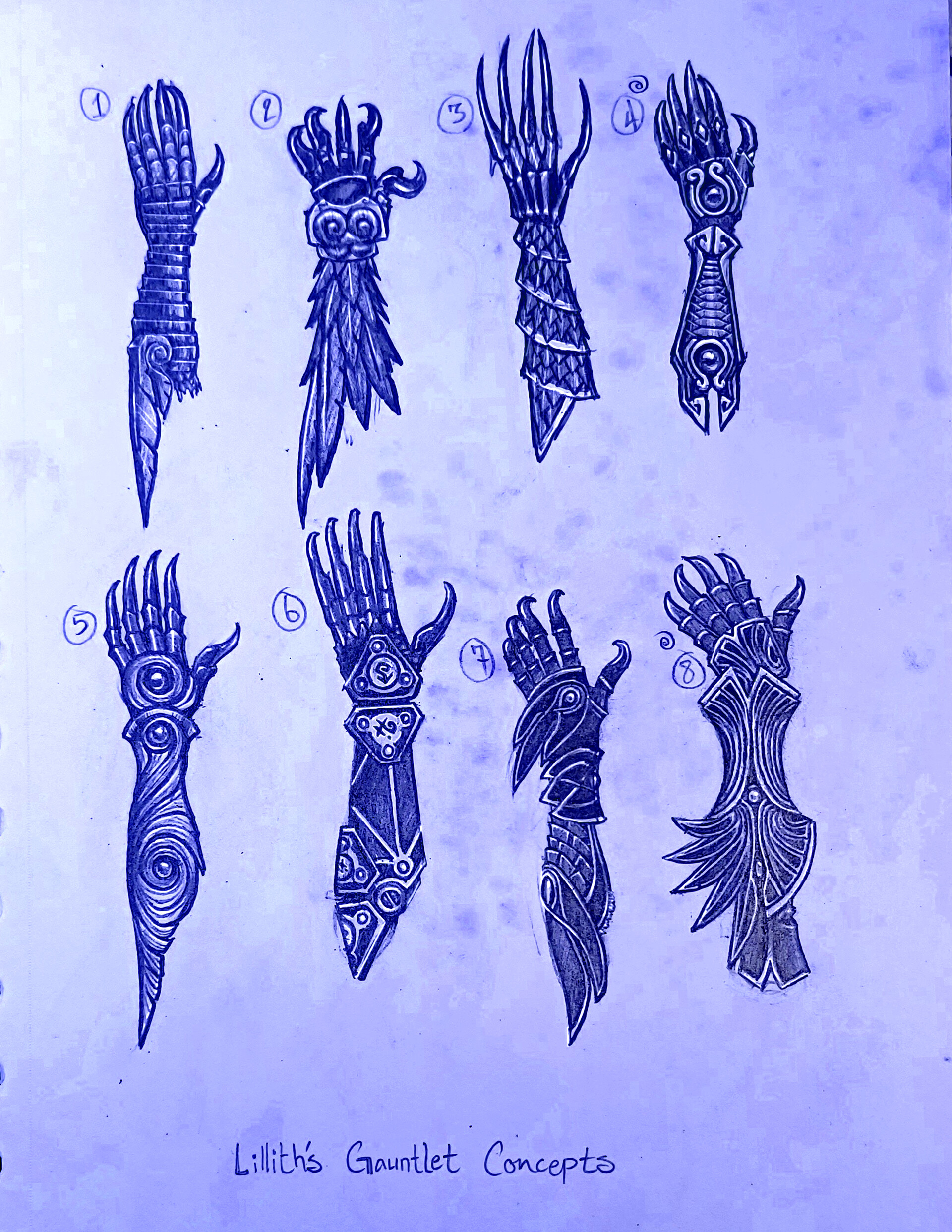 ArtStation - Weapons and Gauntlets