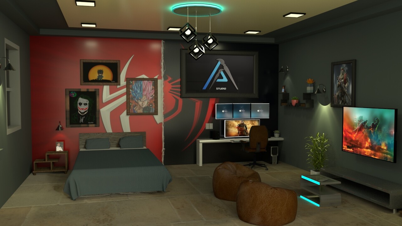 ArtStation - Gaming room