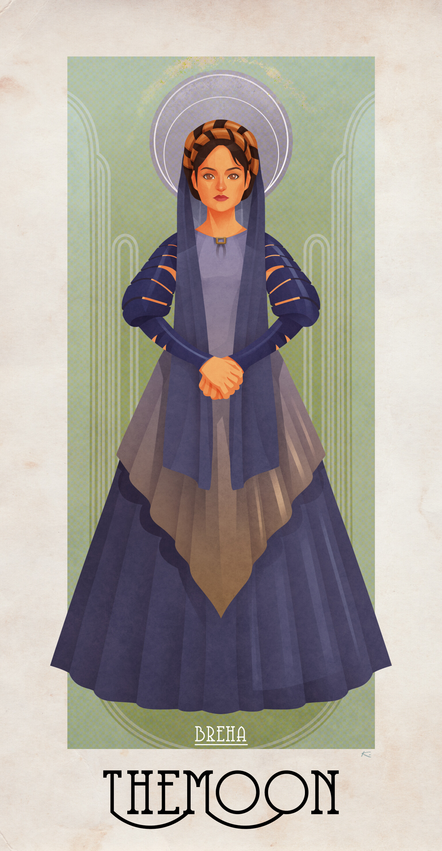 ArtStation - Breha Organa, the Moon