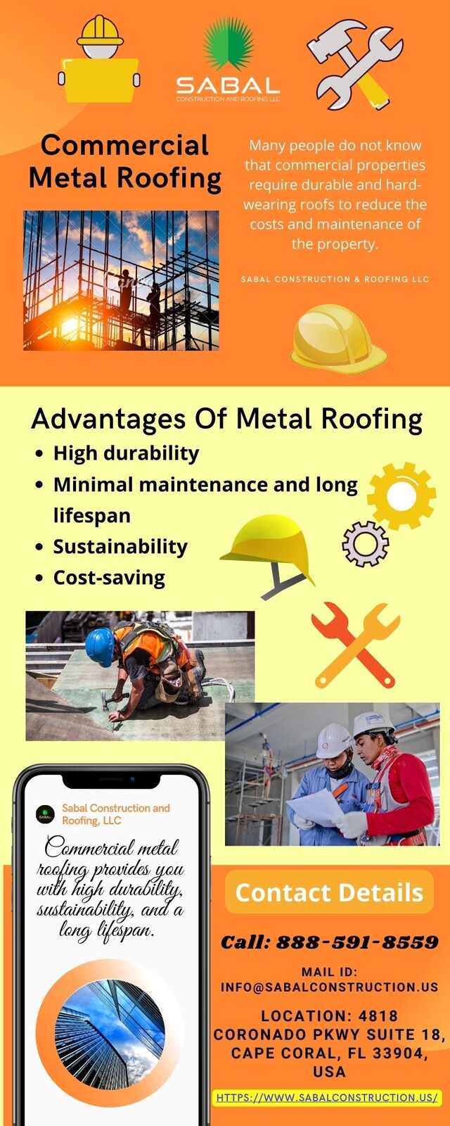Sabal Construction - Hire Industry Best Commercial Metal Roofing ...