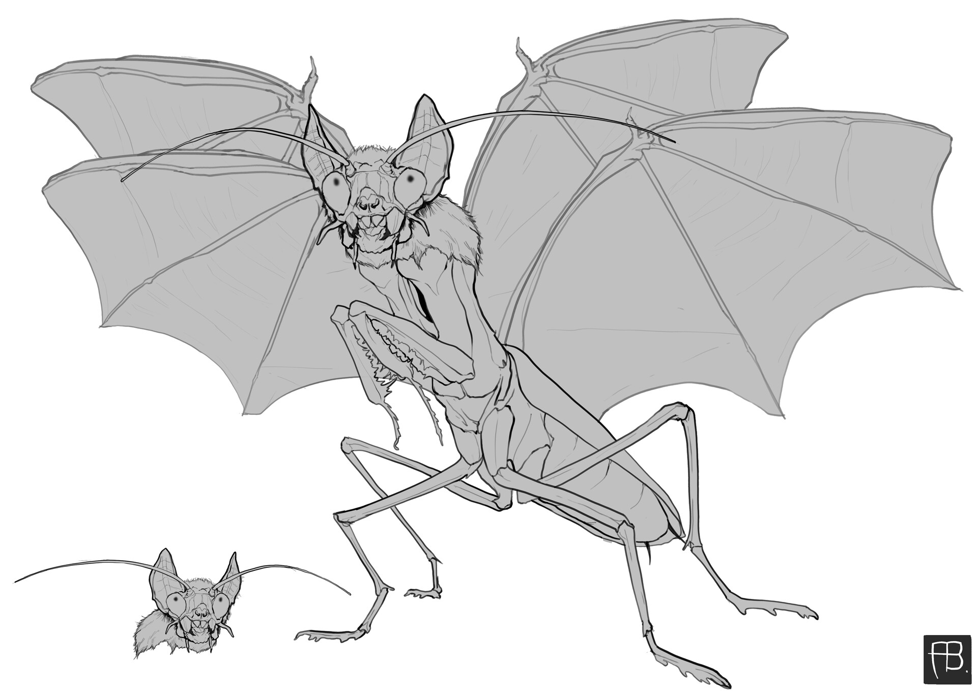 manbat coloring pages