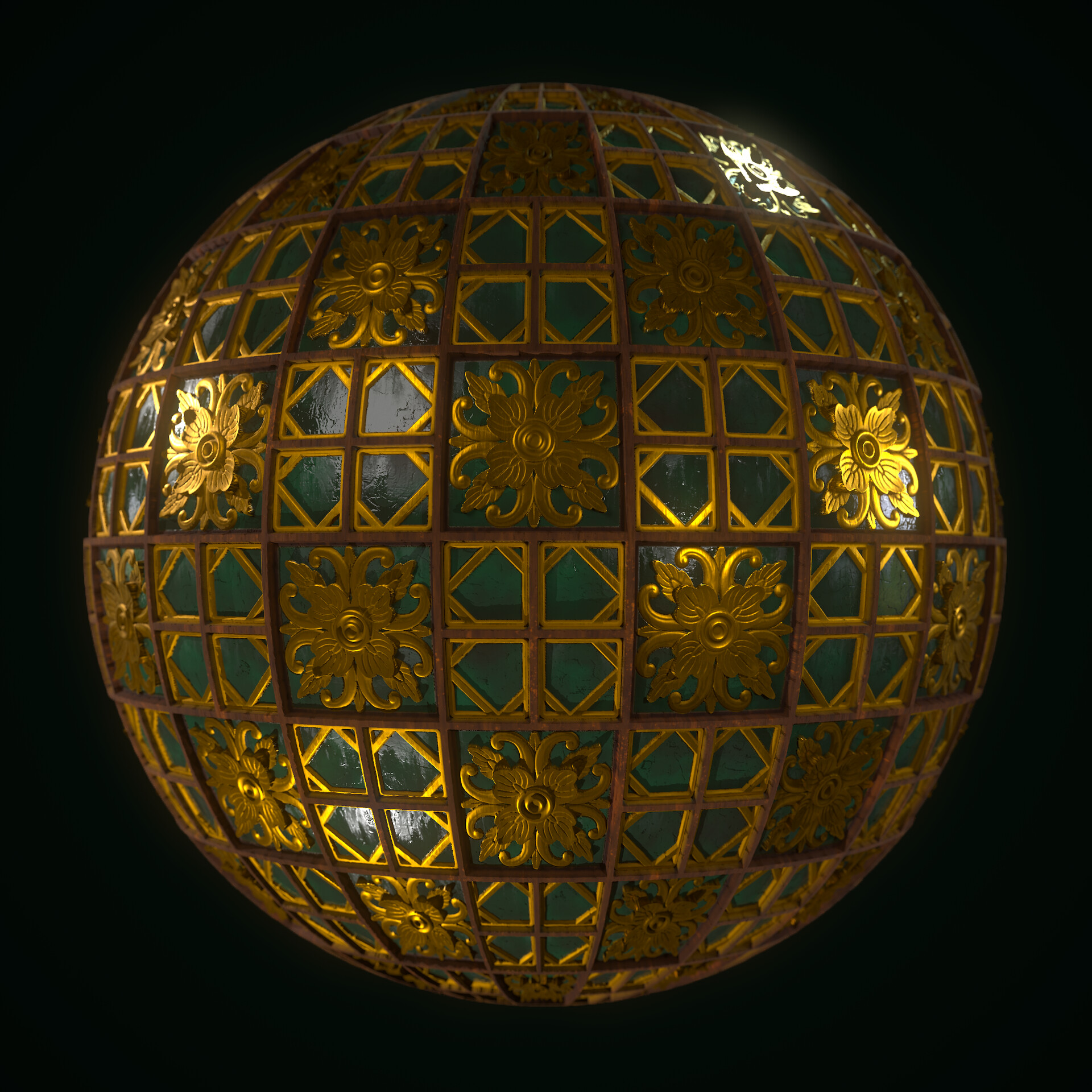 ArtStation - Ornamental Wall Material