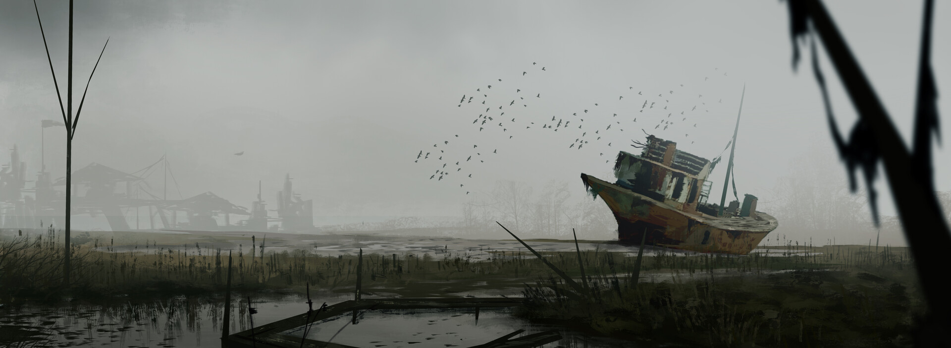 ArtStation - Atmospheric landscape concept