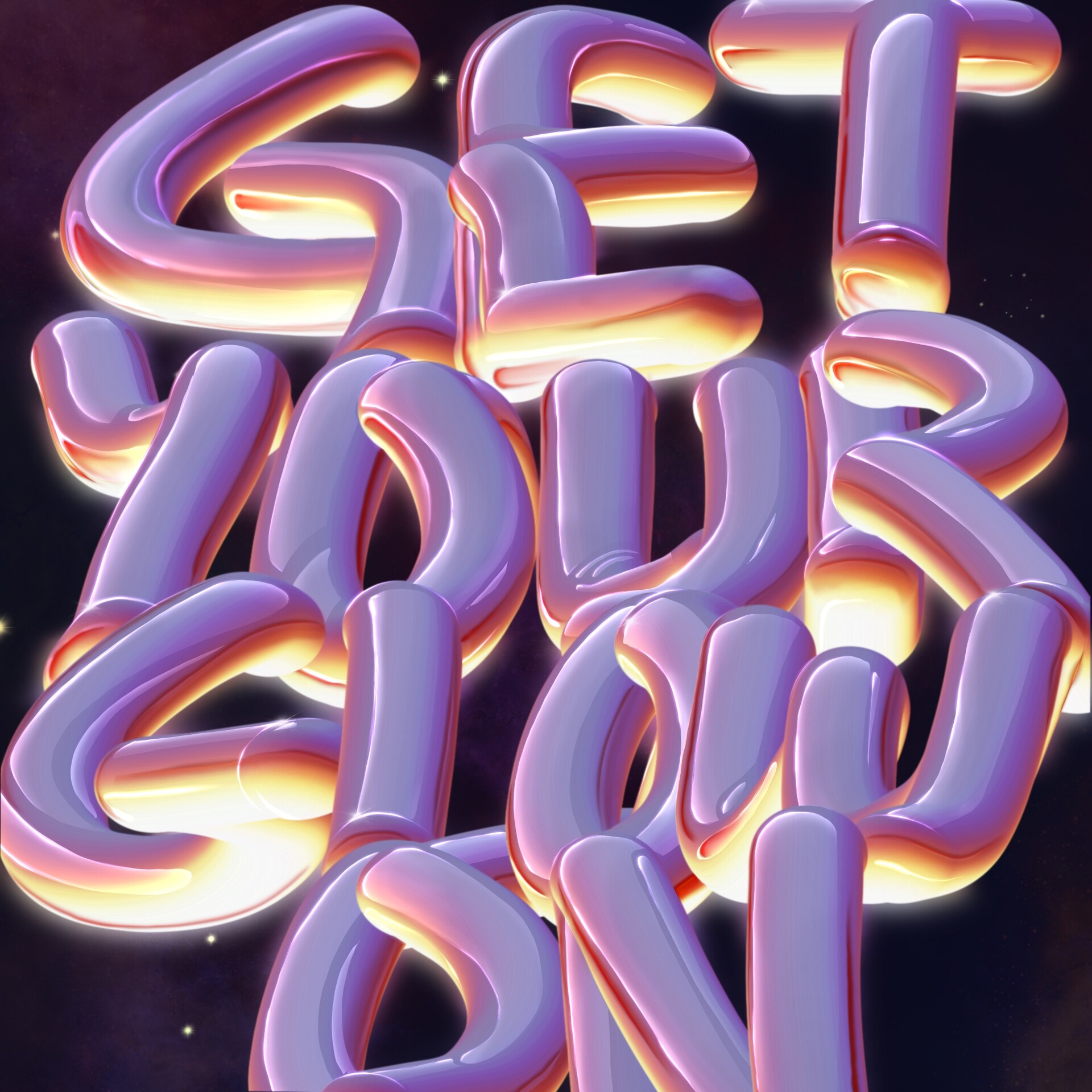 ArtStation - Get your glow on glass