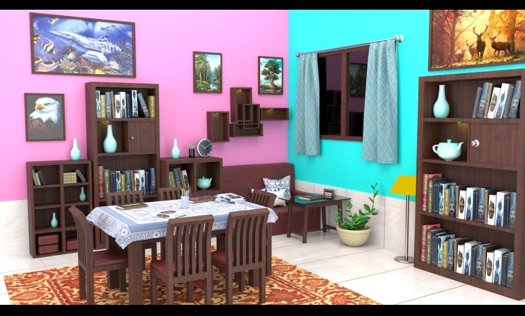 ArtStation - 3D INTERIOR MODEL