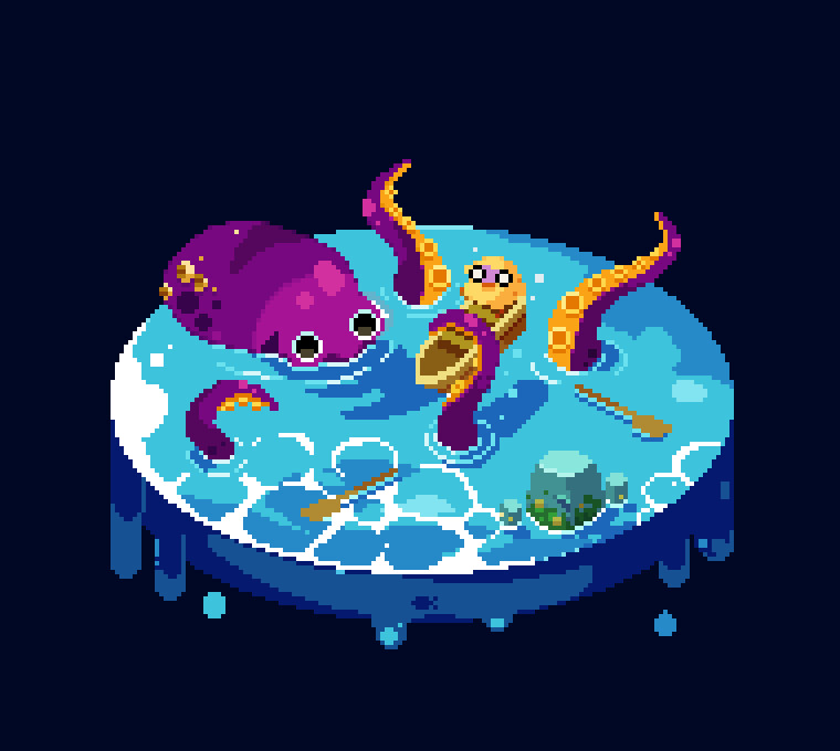 ArtStation - A friendly kraken