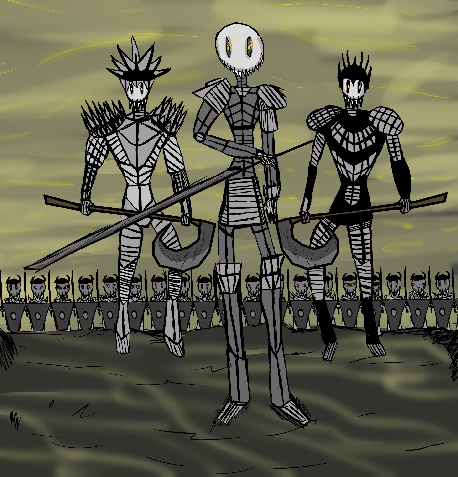 ArtStation - Skeleton Army / Армия Скелетов