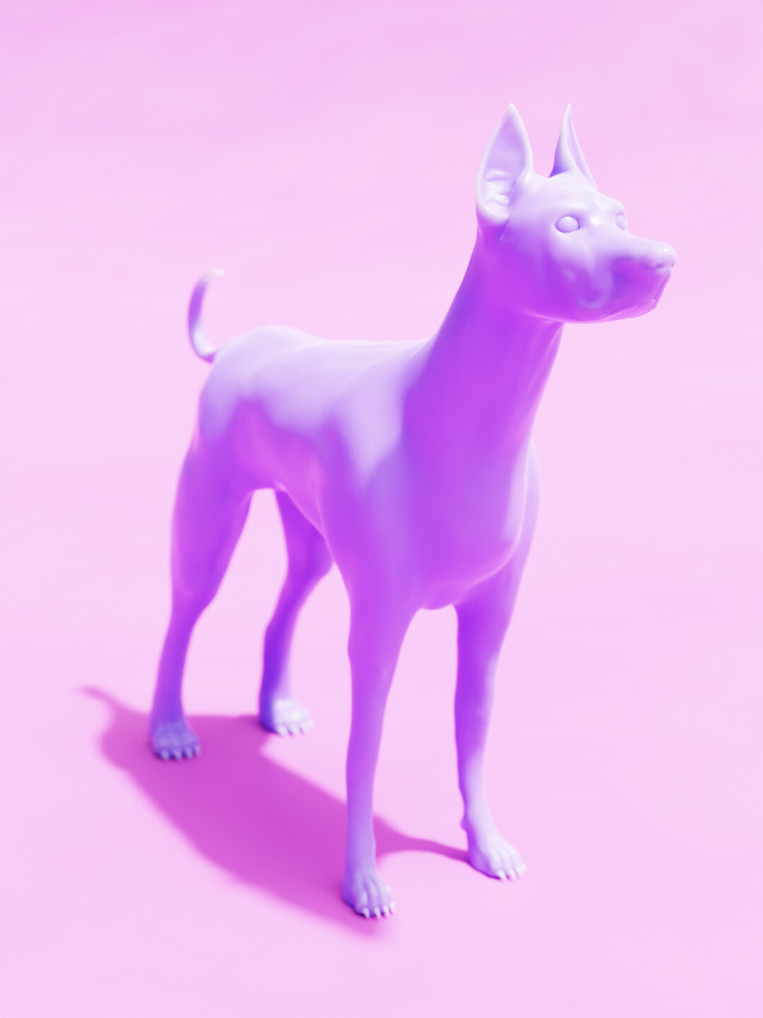 ArtStation - Pink Dog