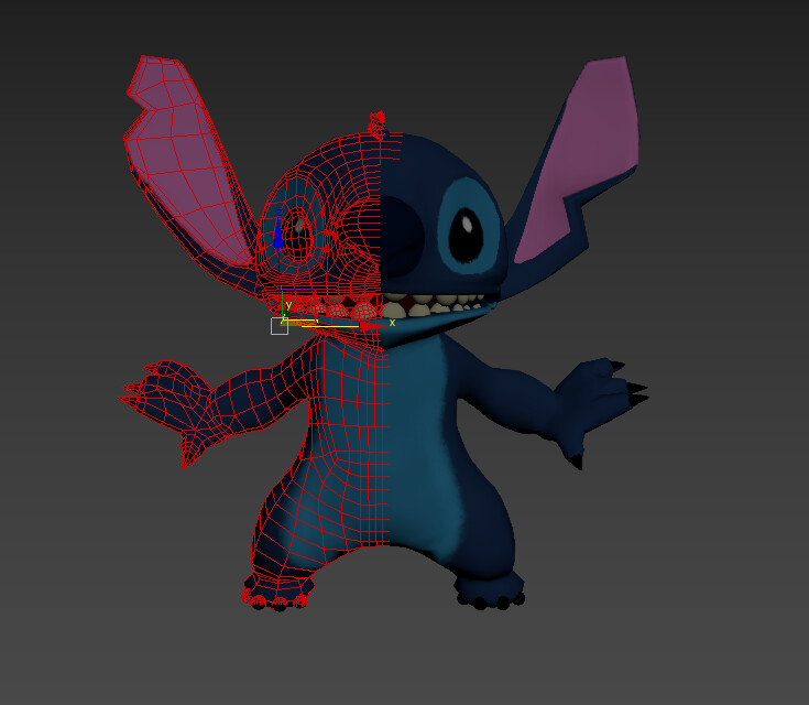 ArtStation - Stitch modeling