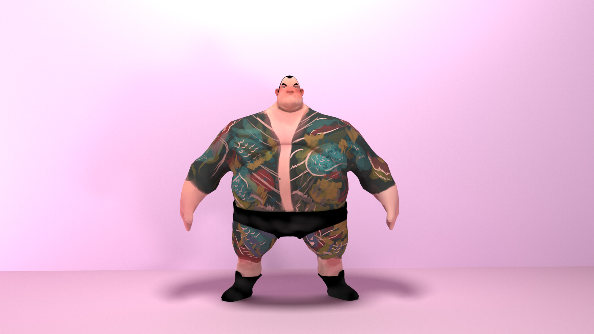 ArtStation - Yakuza sumo