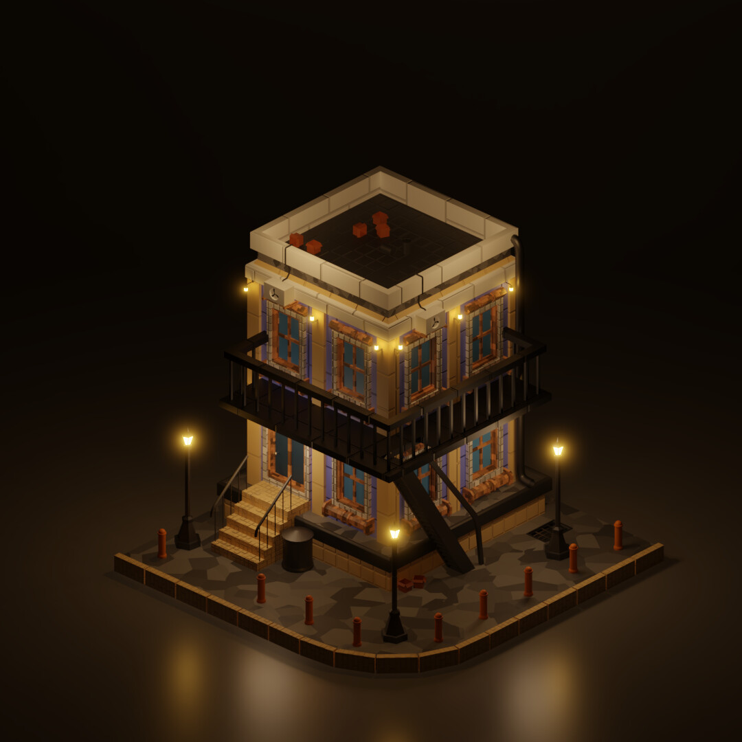 ArtStation - Isometric Building