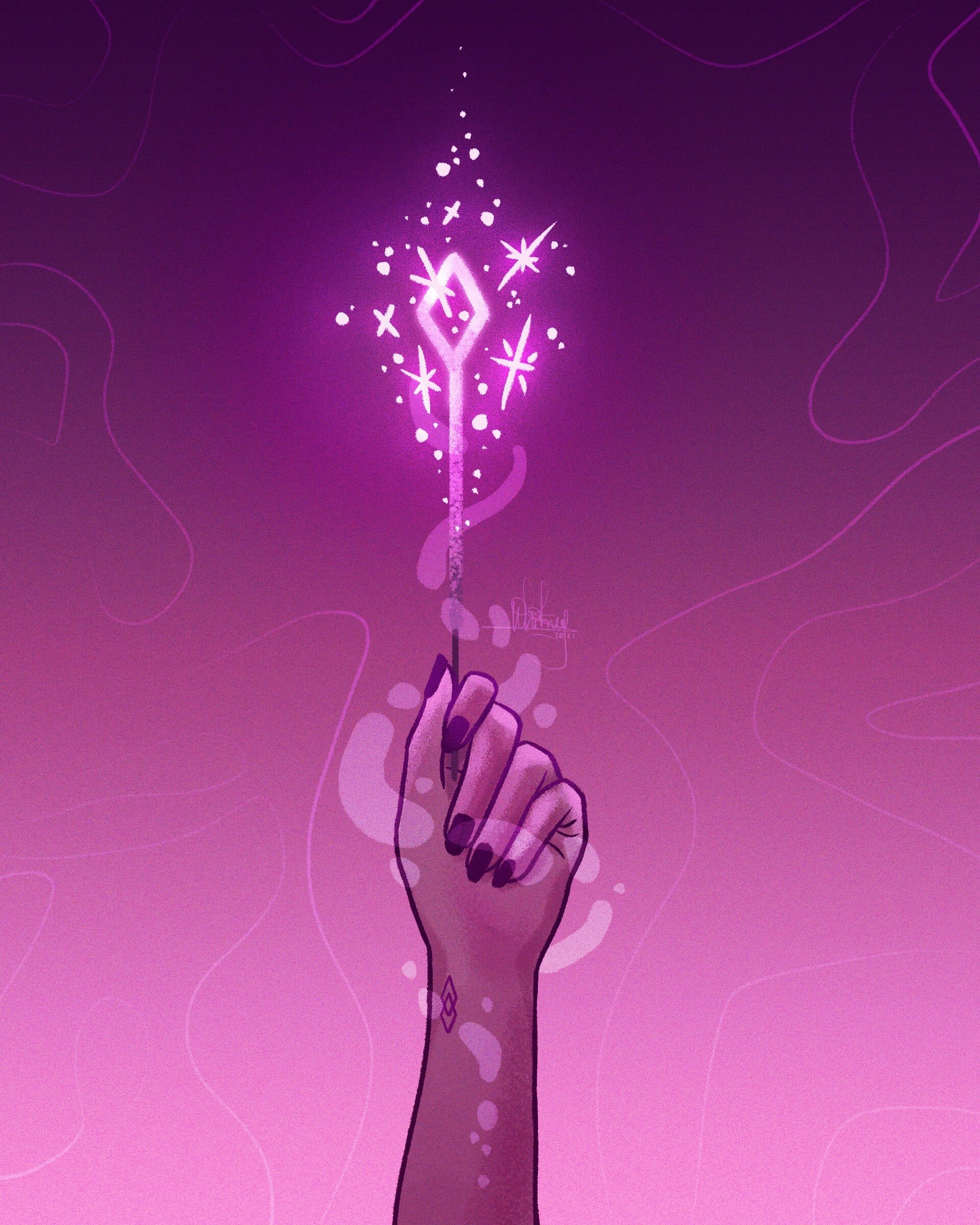 ArtStation - Sparkling Spell