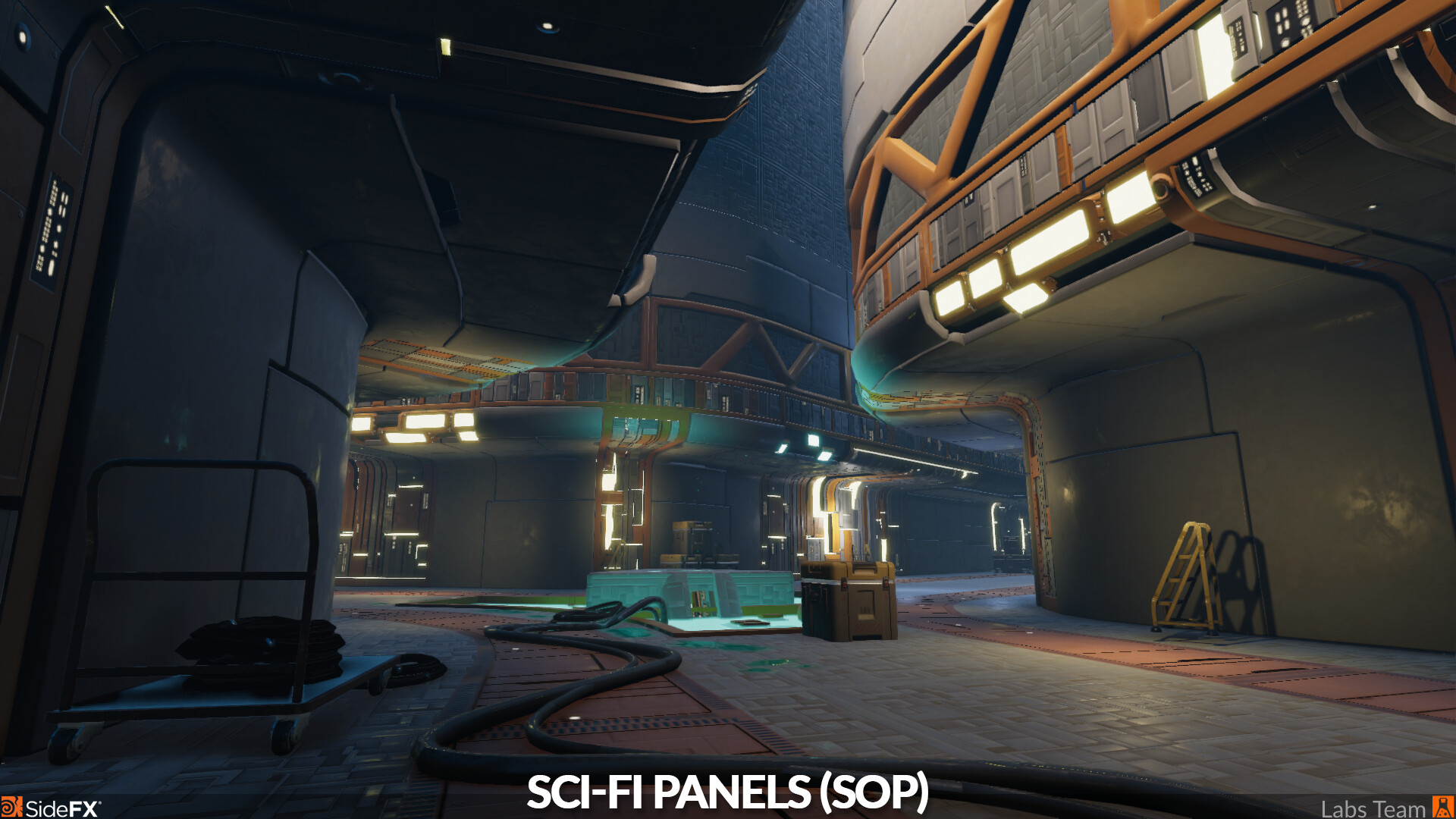 SideFX Labs - Labs Sci-Fi Panels