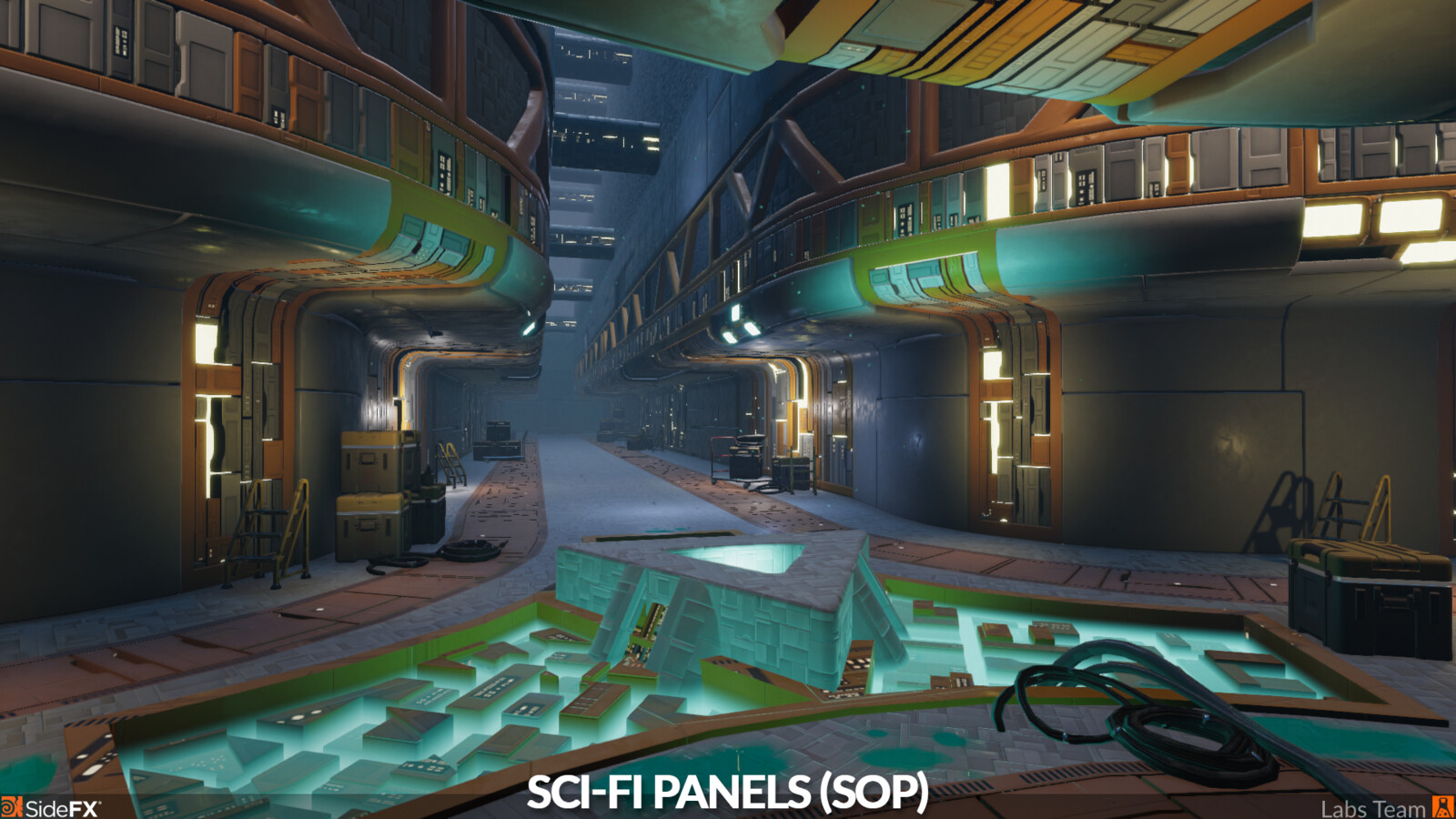 SideFX Labs - Labs Sci-Fi Panels