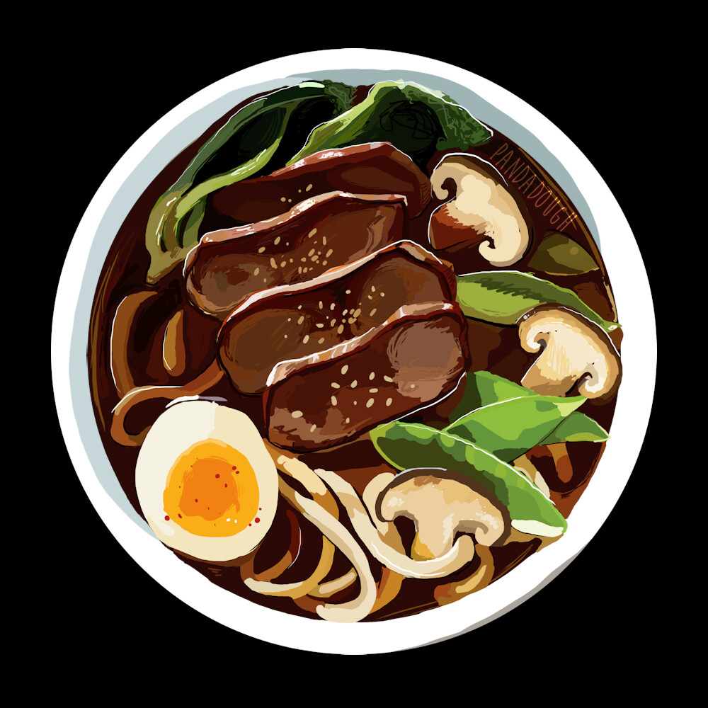 ArtStation - Digital Painted Ramen