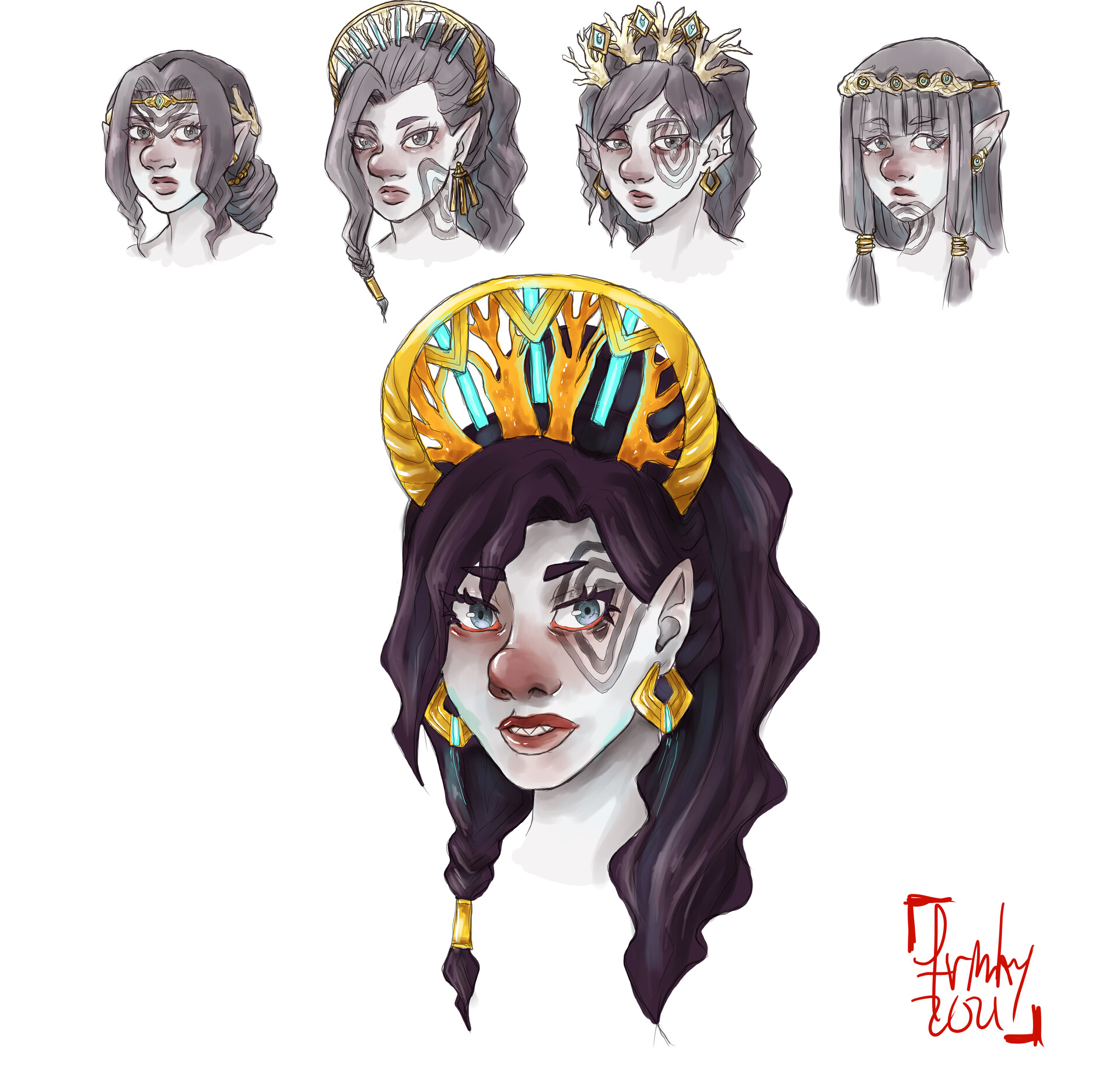 Frinky Nightingale - Tiamat Saebeorht: The North-West Tribe Matriarch