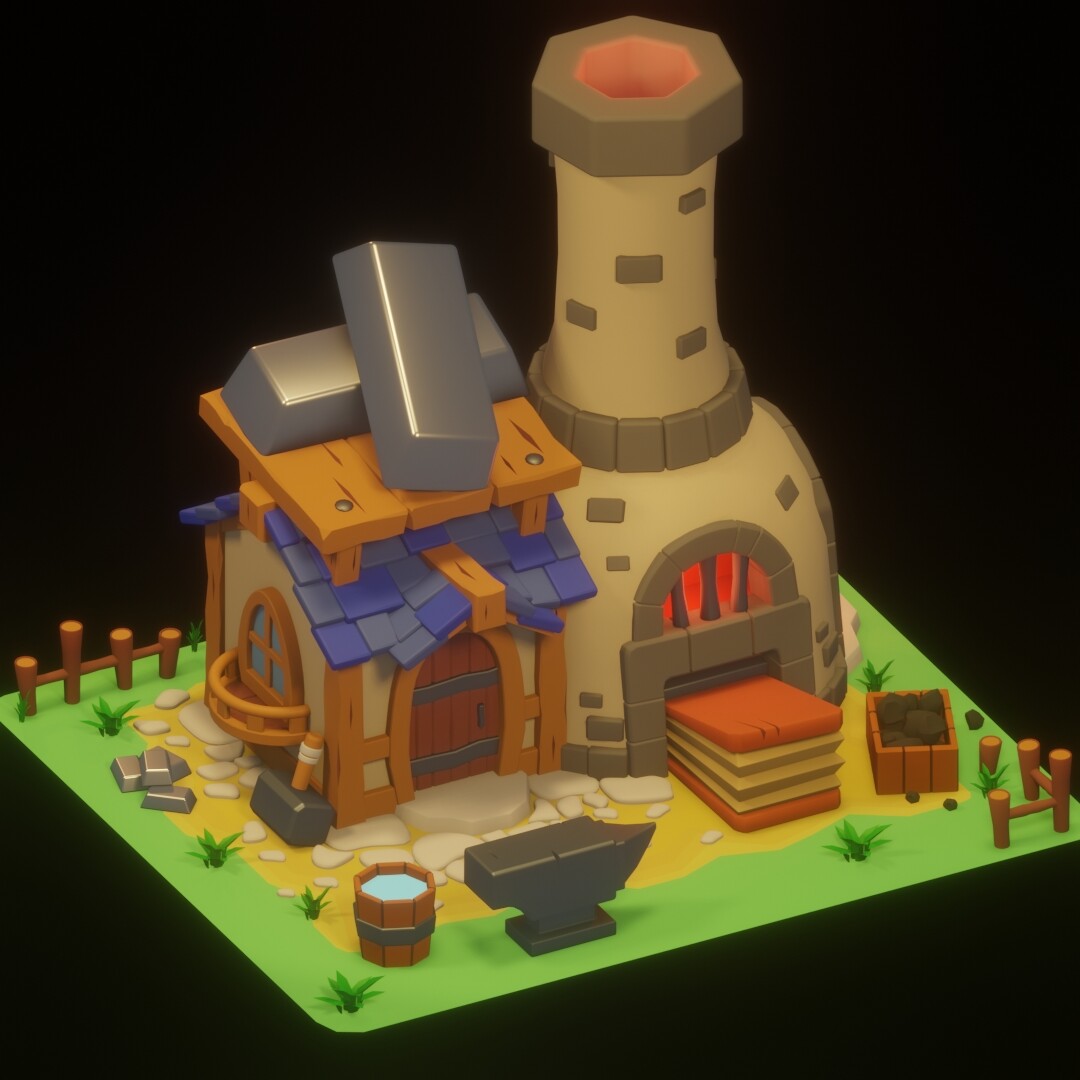 ArtStation - Blacksmith's House