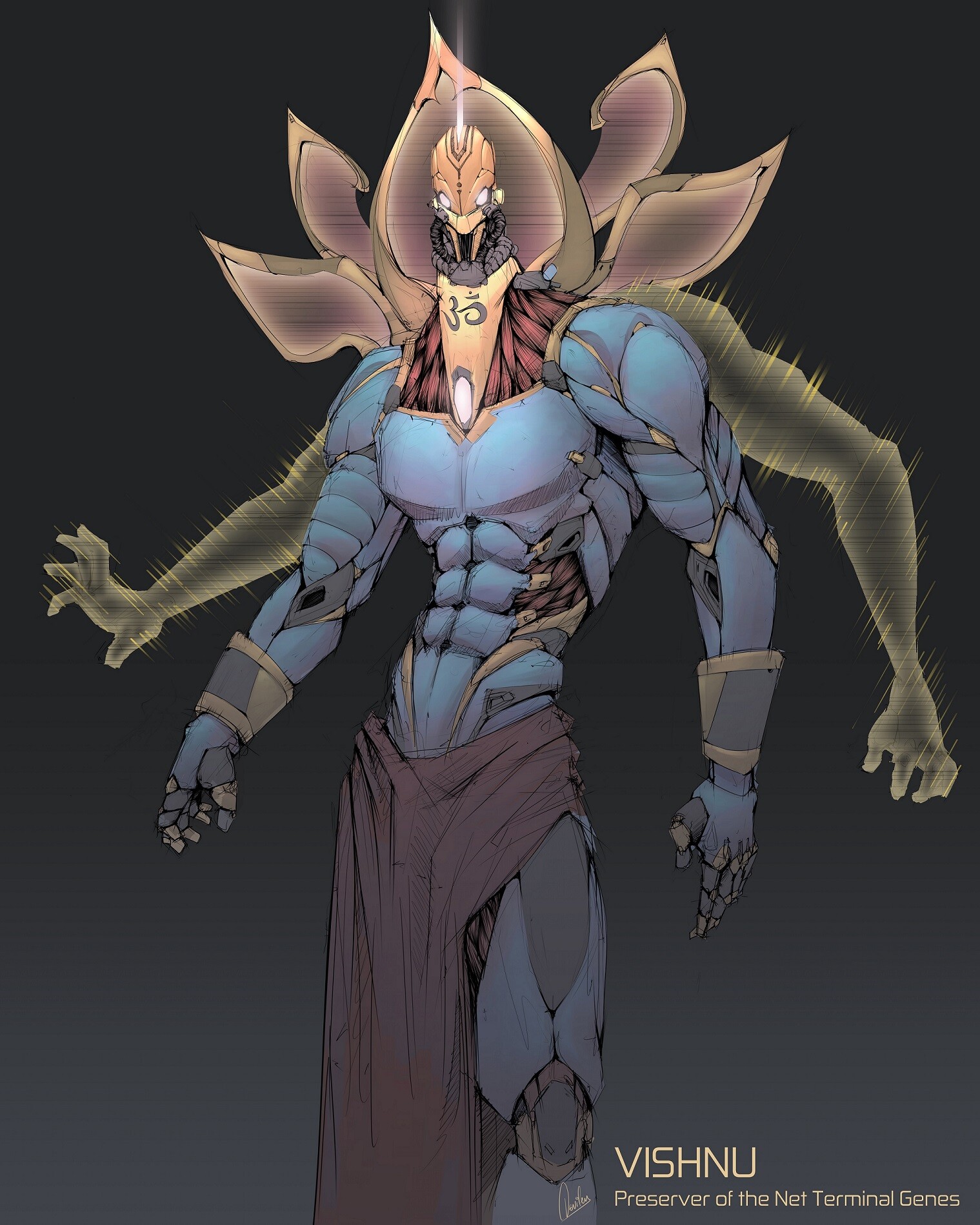 ArtStation - SCI-FI VISHNU
