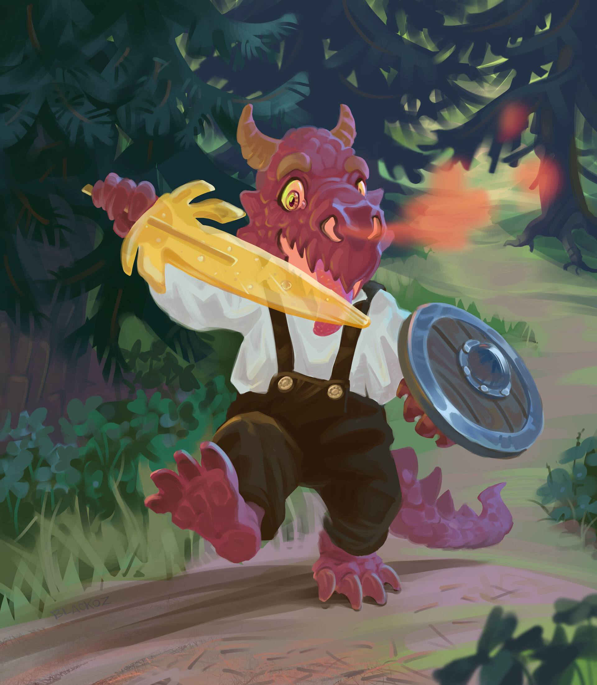 ArtStation - Young dragonborn