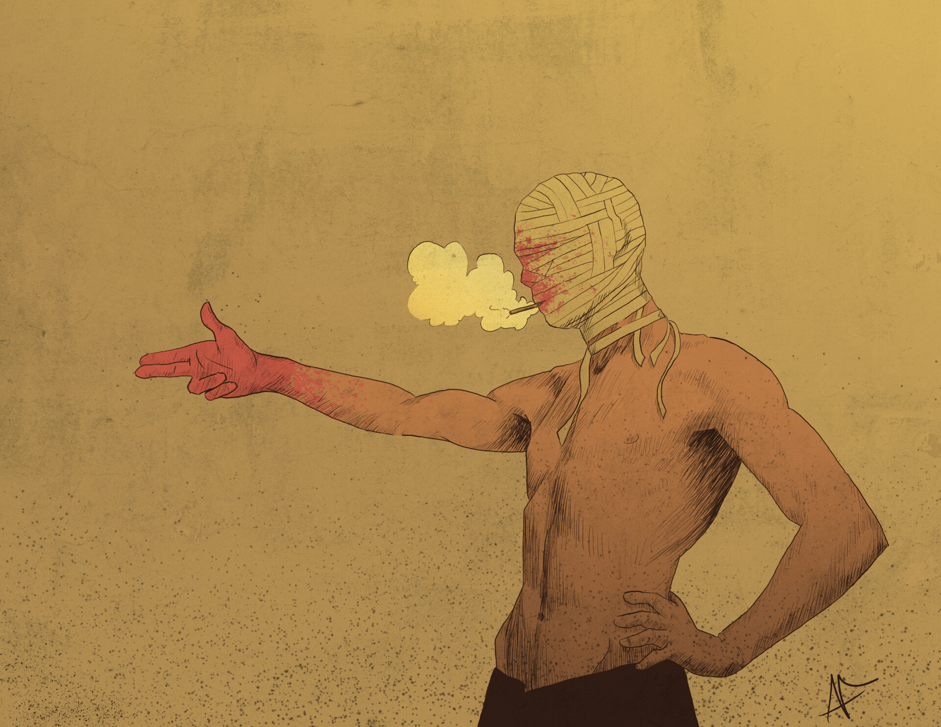 ArtStation - Band Aid Head