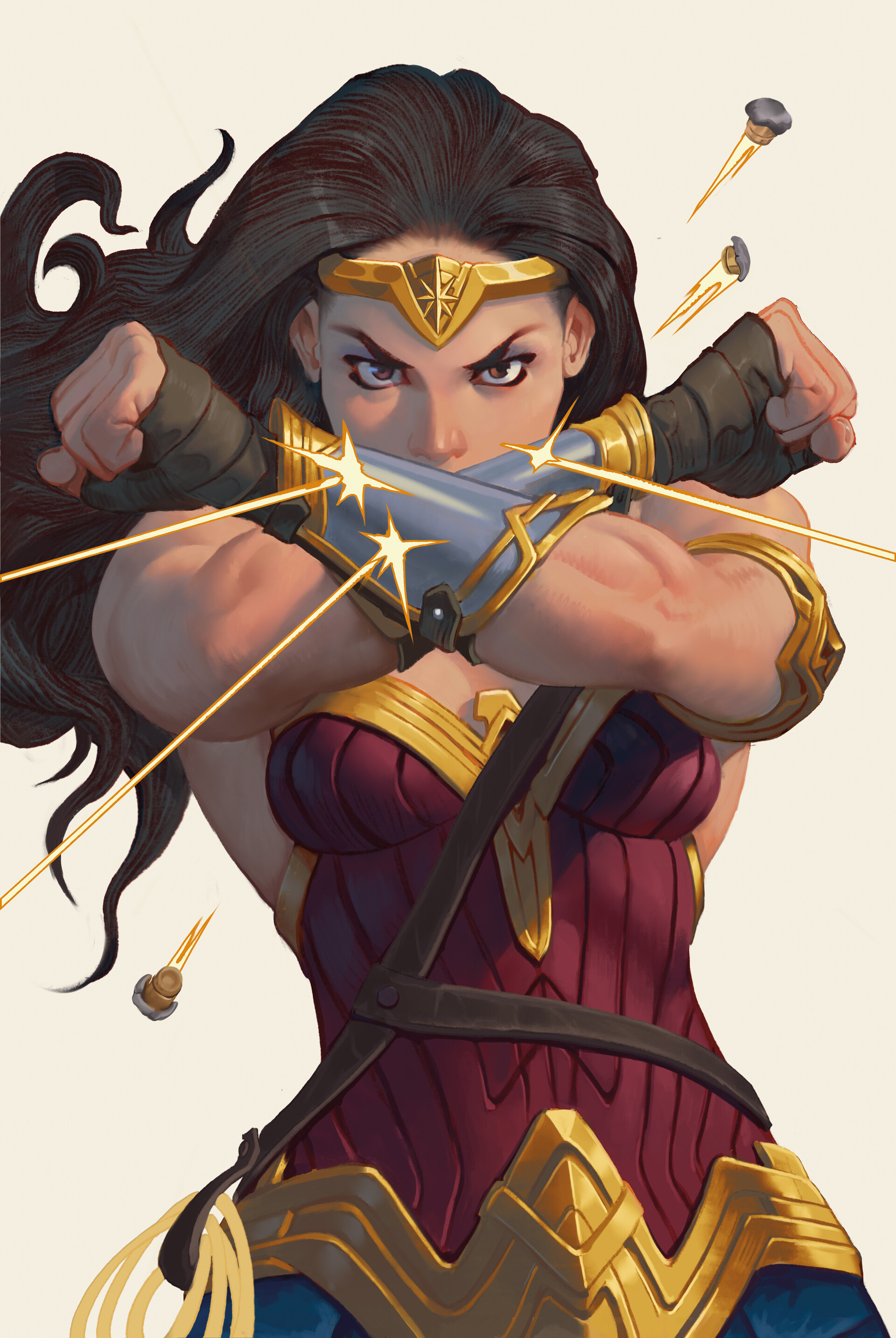 ArtStation - Wonder Woman 80th Anniversary Variant Cover