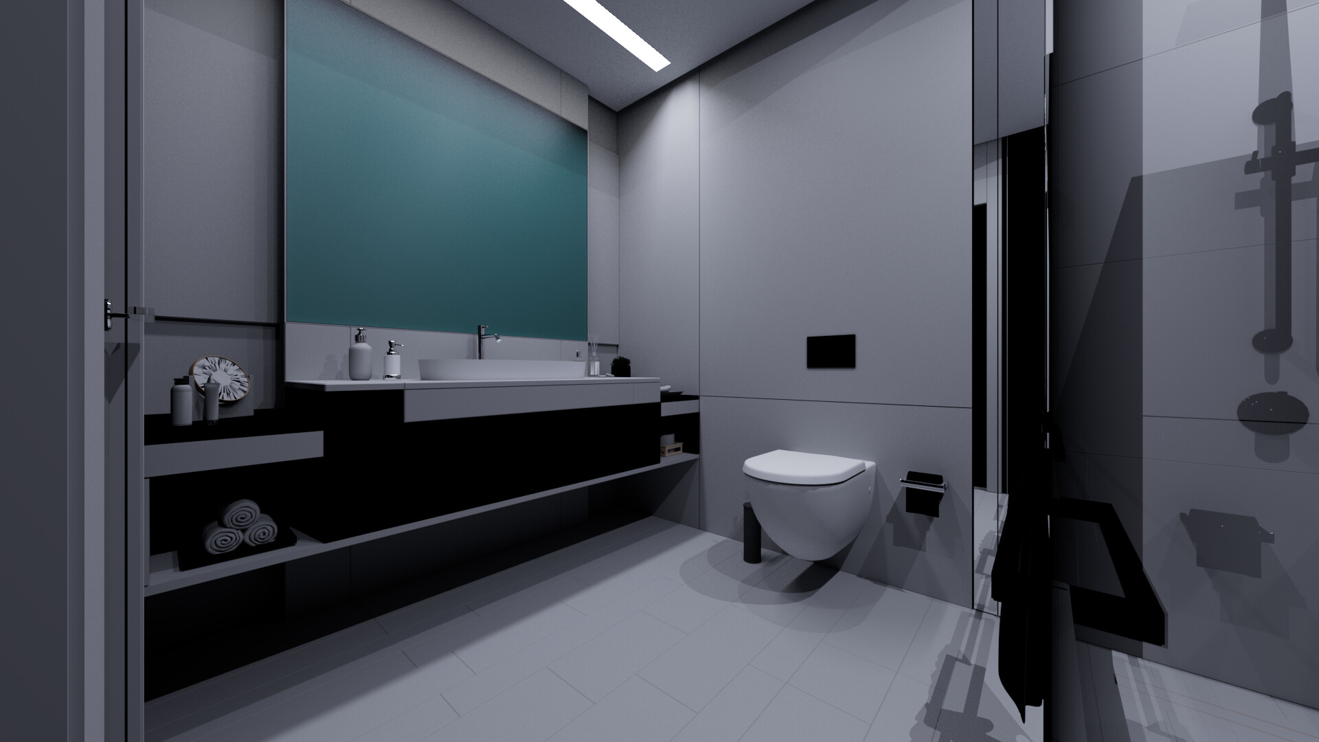 Hope Stalle - Interior Light Study - Bathroom