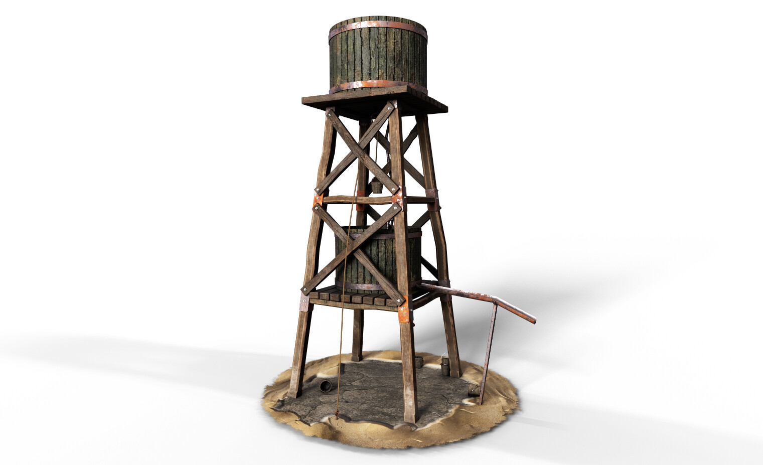 ArtStation - Wild West Water Towert