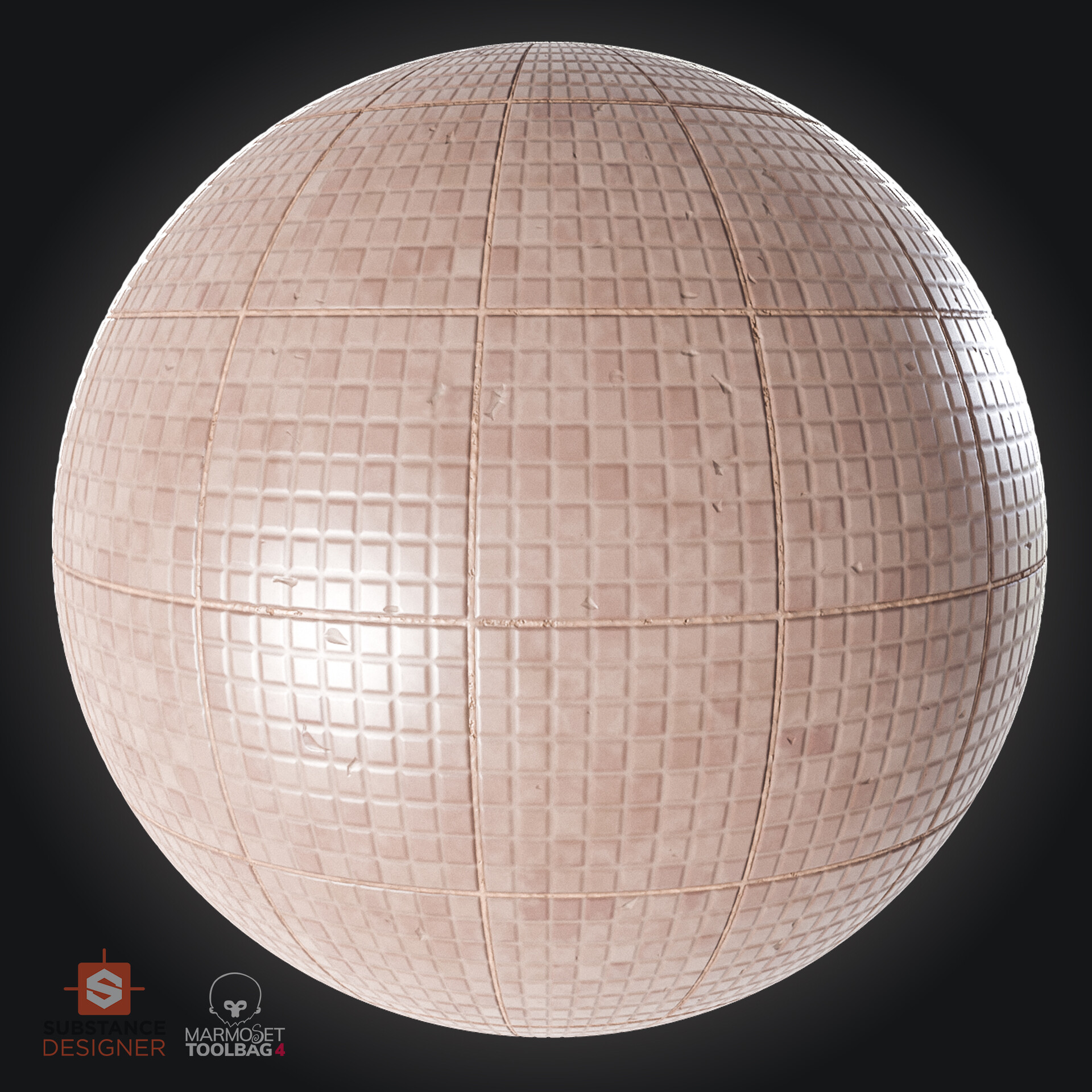 ArtStation - wall tiles Material