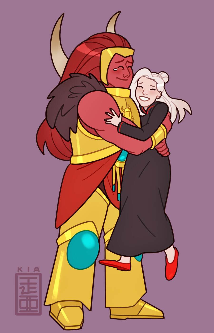 ArtStation - Commission - Warhammer40k/RWBY Salem Crossover