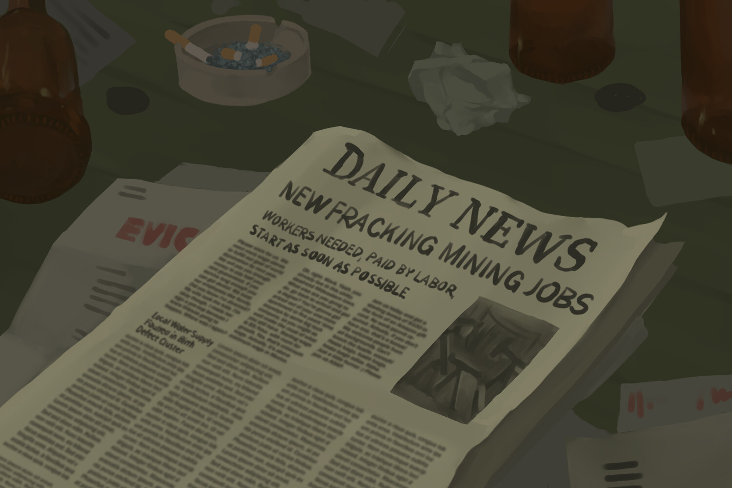 ArtStation - Newspaper - Frick Frack