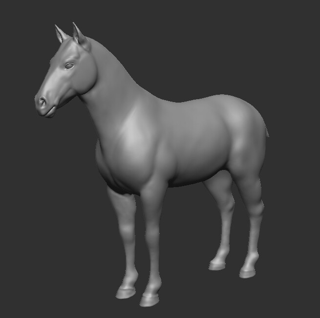 ArtStation - Horse sculpt