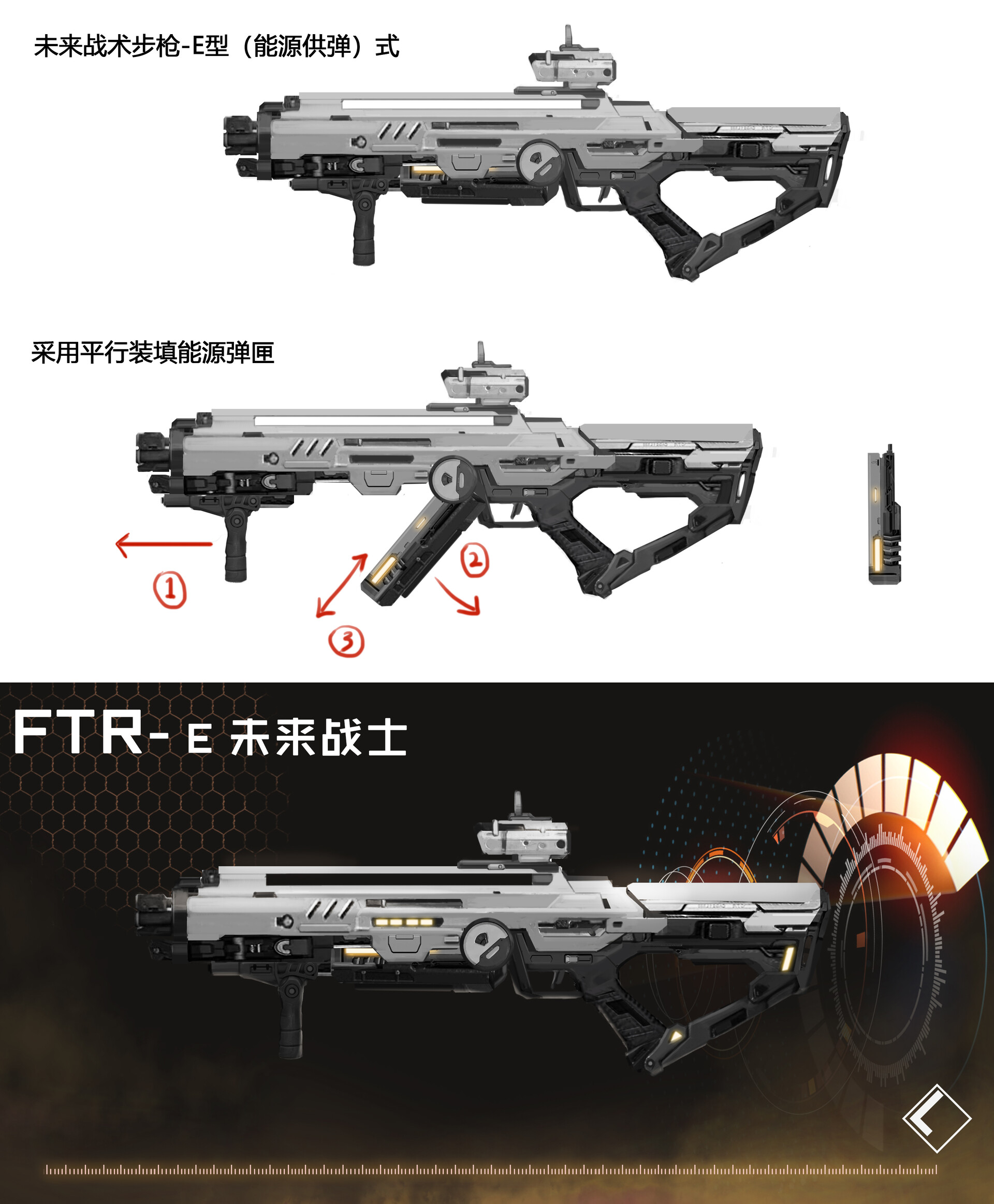 ArtStation - FTR-E Future Soldier