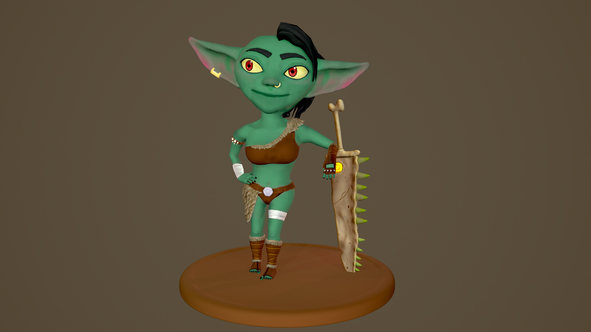 Vasiliy Turkin - Goblin female warrior