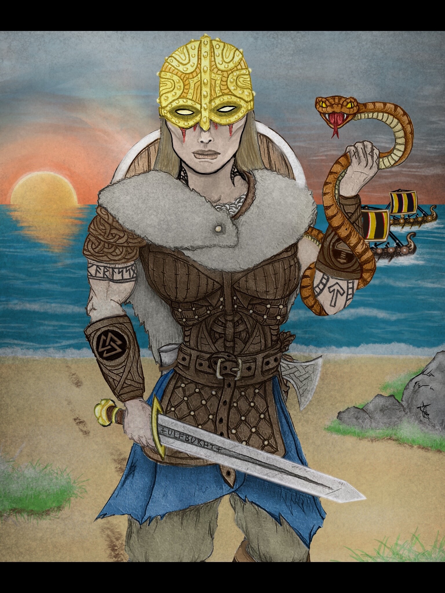 ArtStation - Shield Maiden