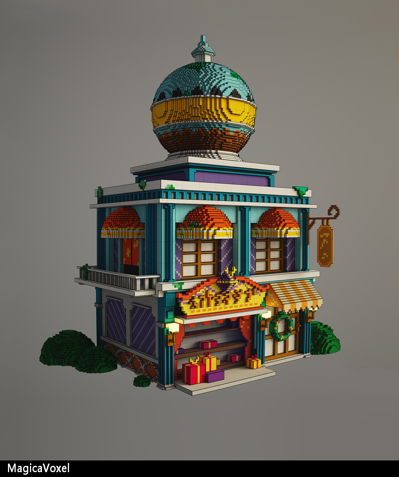 ArtStation - MagicaVoxel/Gift shop
