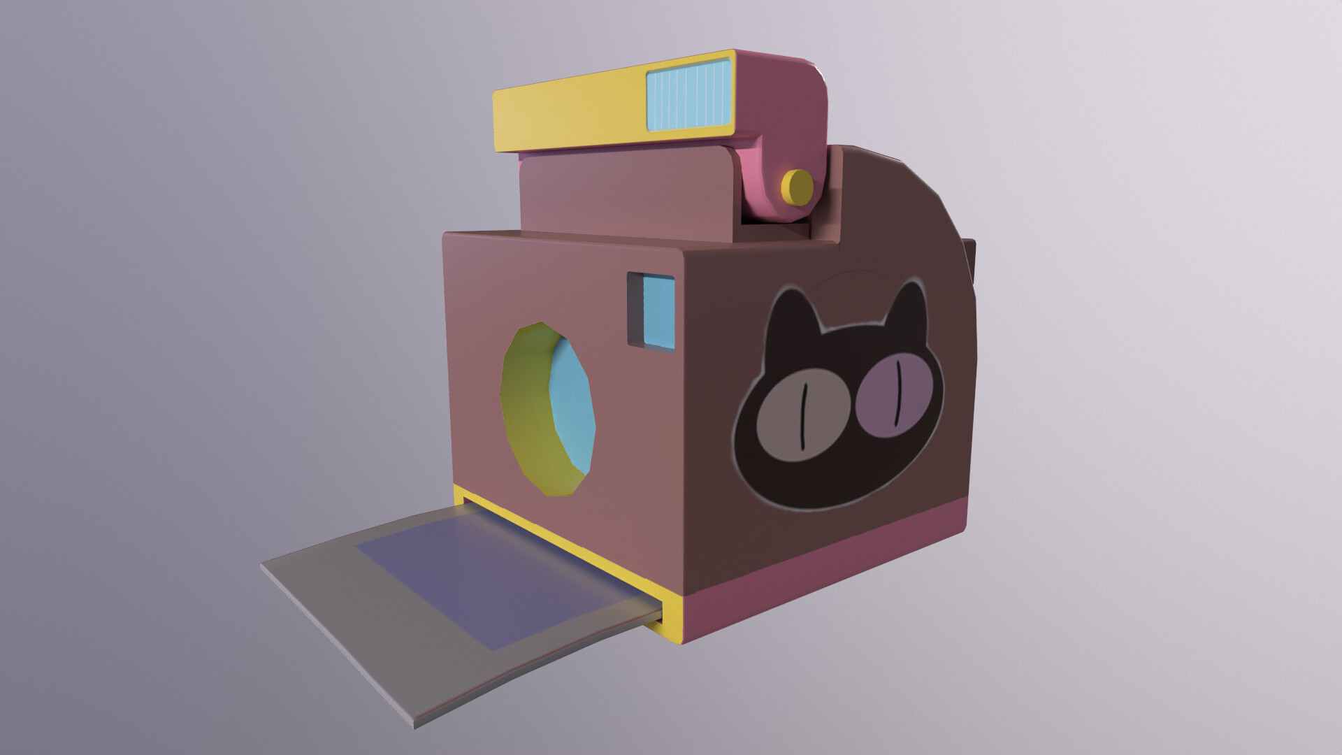 ArtStation - Stylized Polaroid Camera - Game Ready Model